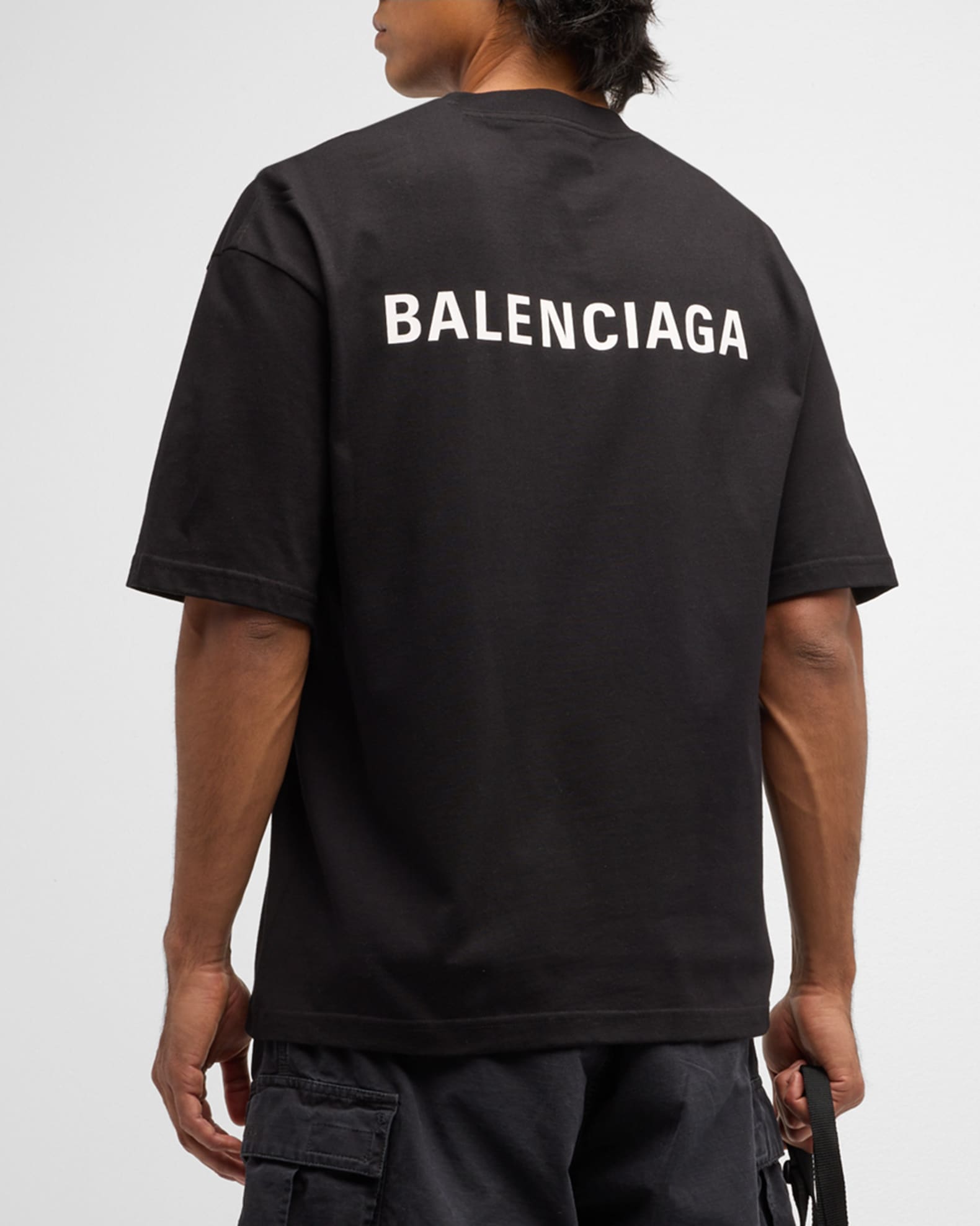 Balenciaga Men's Copyright Logo T-Shirt | Neiman Marcus