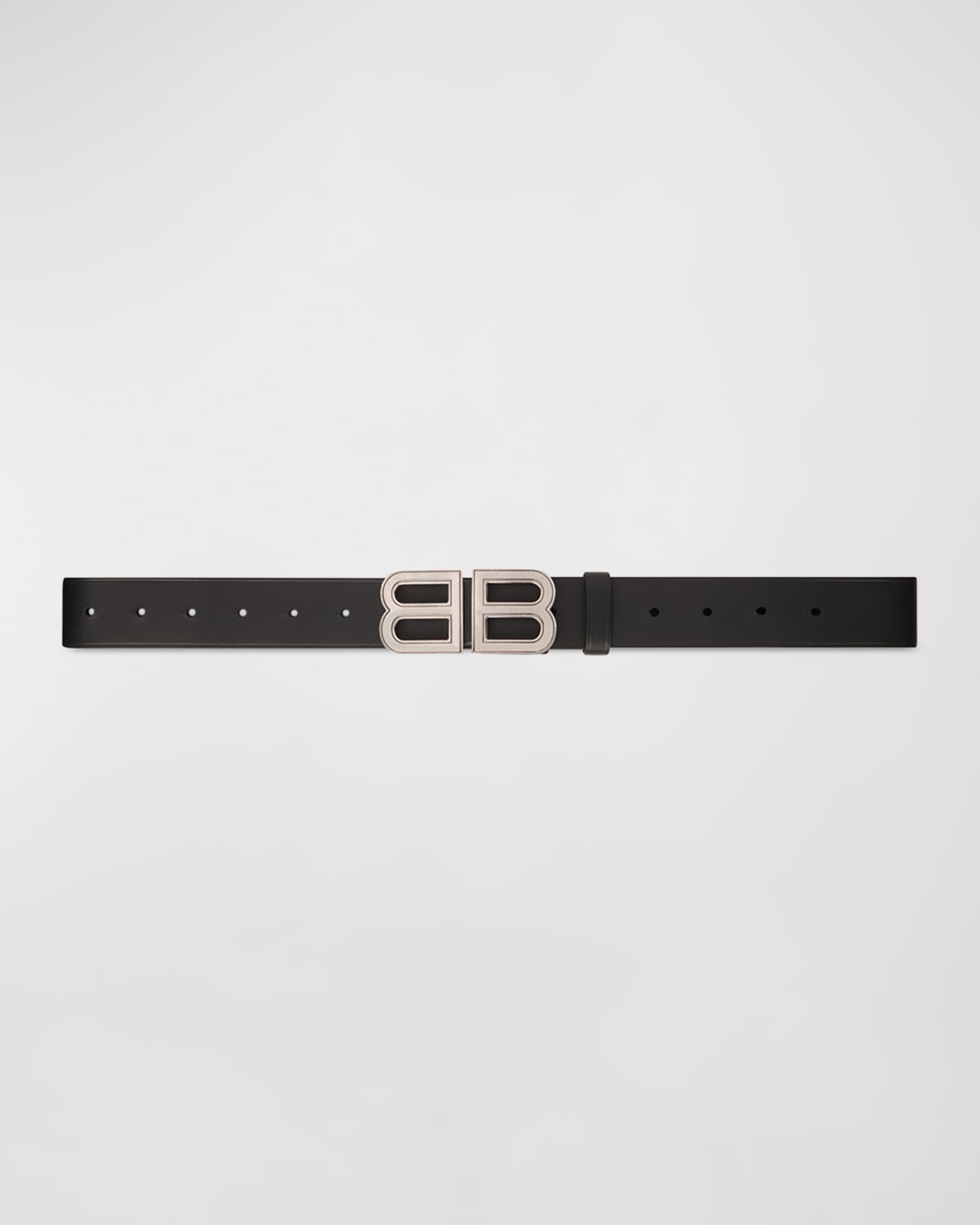 Balenciaga Men's BB Hourglass Large Belt | Neiman Marcus
