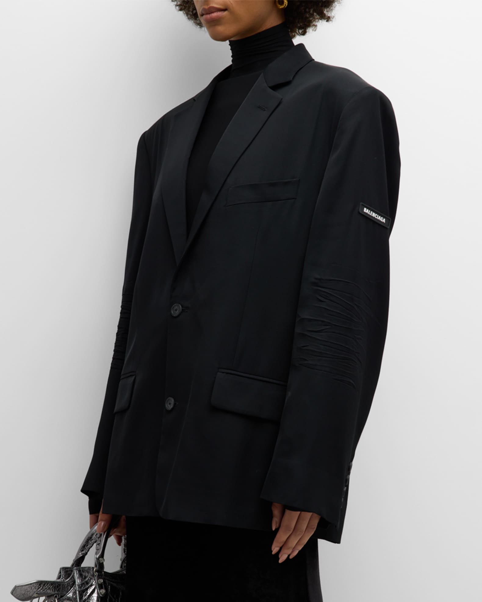 Balenciaga Washed Jacket | Neiman Marcus
