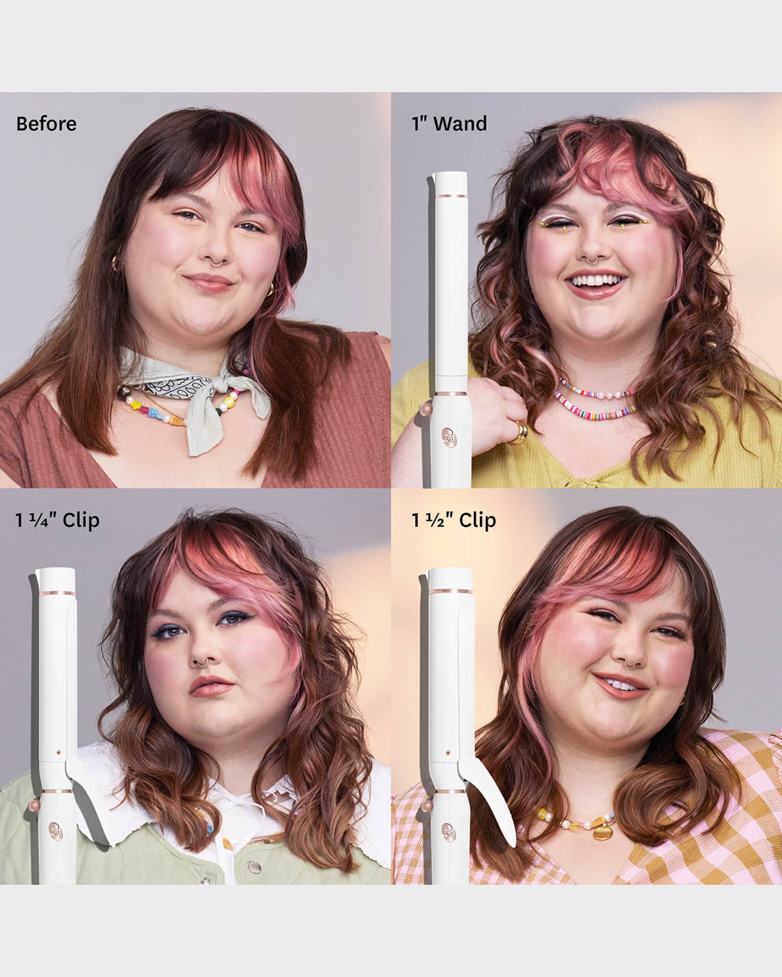 T3 Switch Kit Wave Trio, Styling Iron with Three Interchangeable ...
