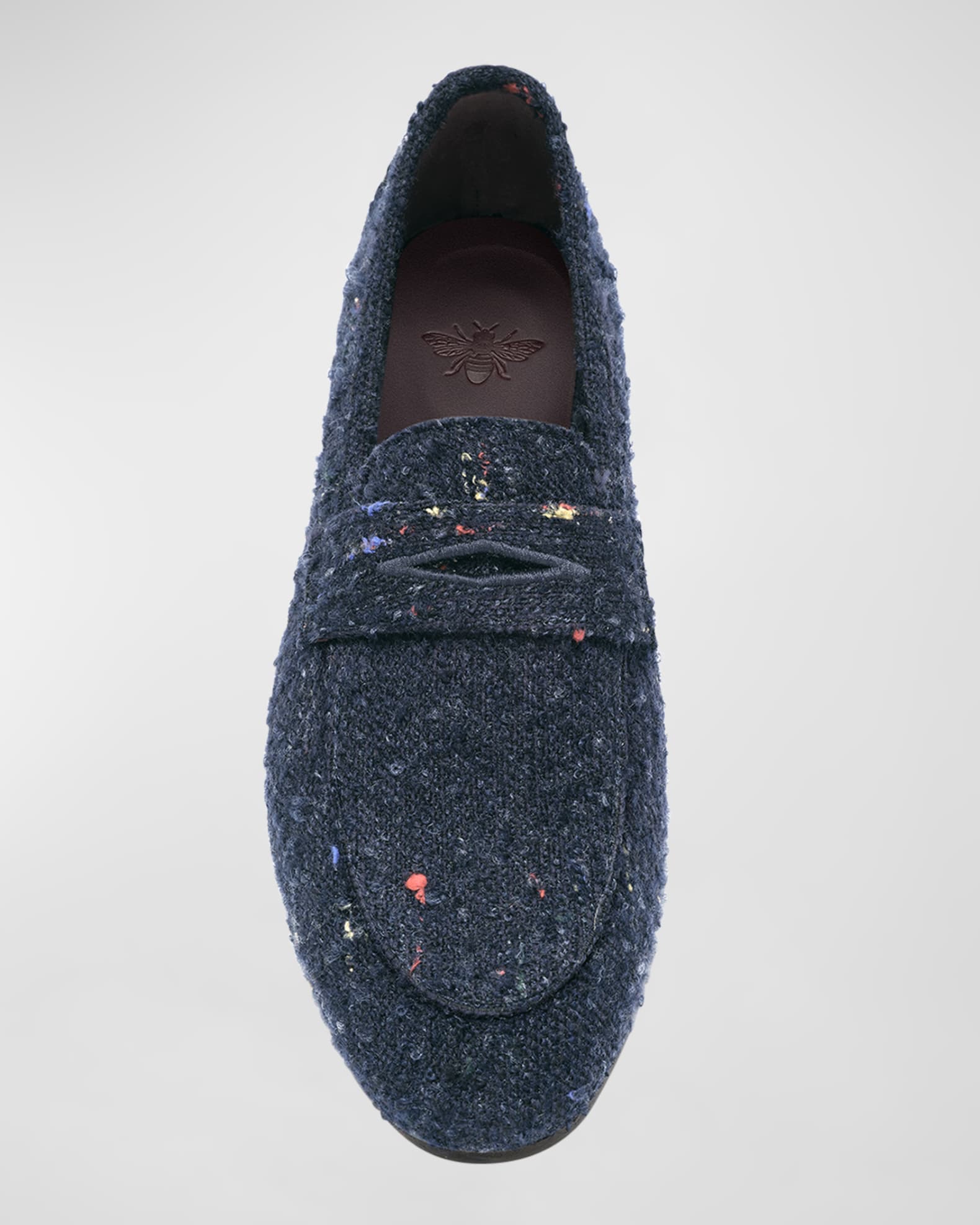 Bougeotte Flaneur Wooly Penny Loafers | Neiman Marcus