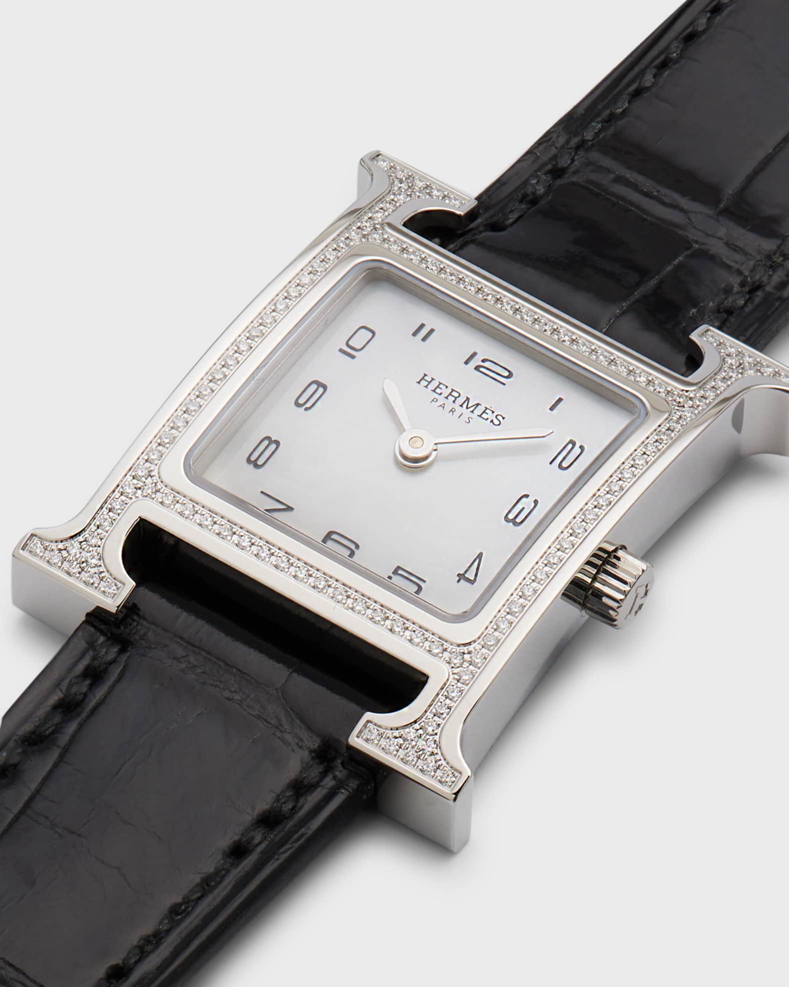 Hermes Heure H Watch, Small Model, 25 MM | Neiman Marcus