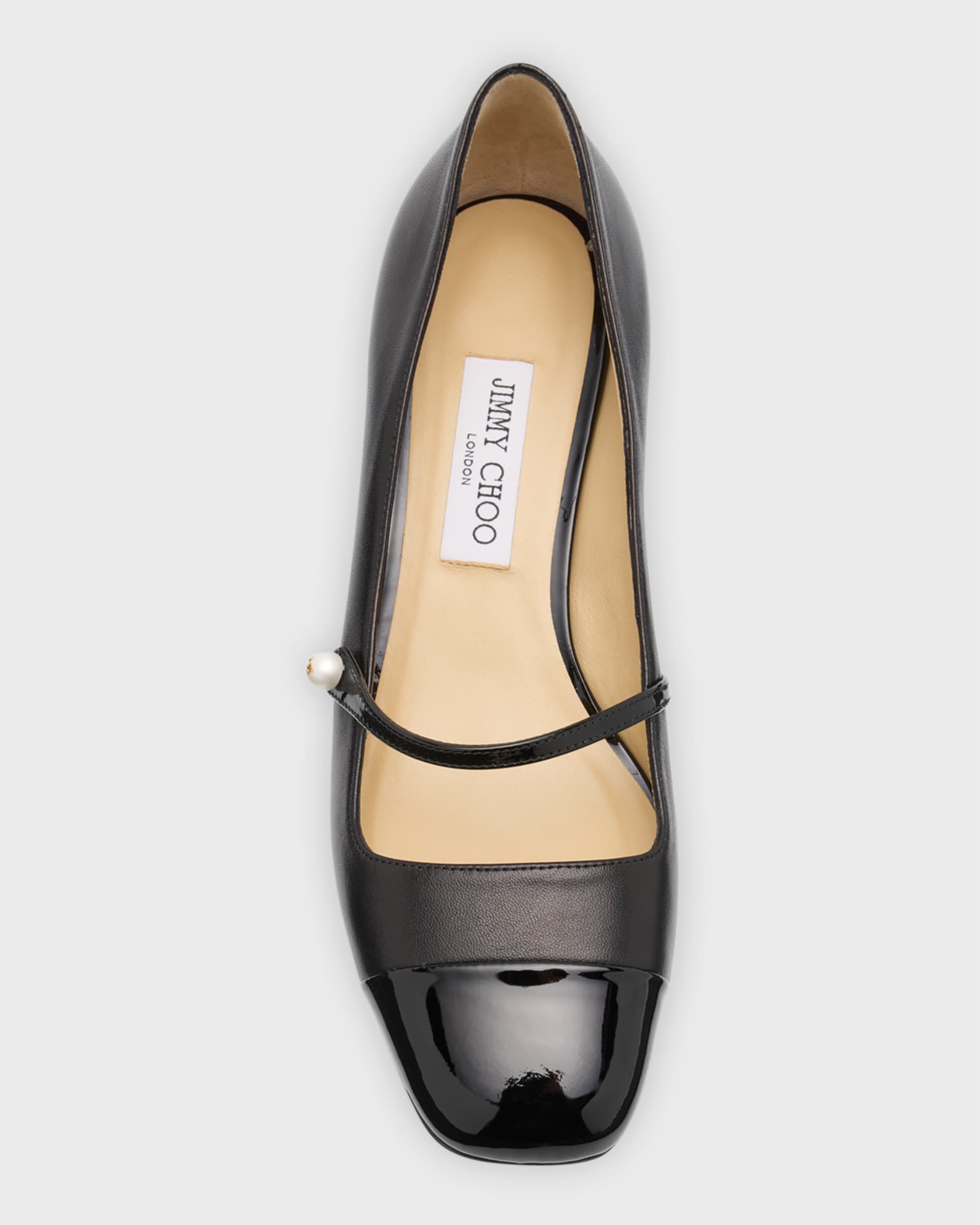 Jimmy Choo Elisa Mary Jane Ballerina Pumps | Neiman Marcus