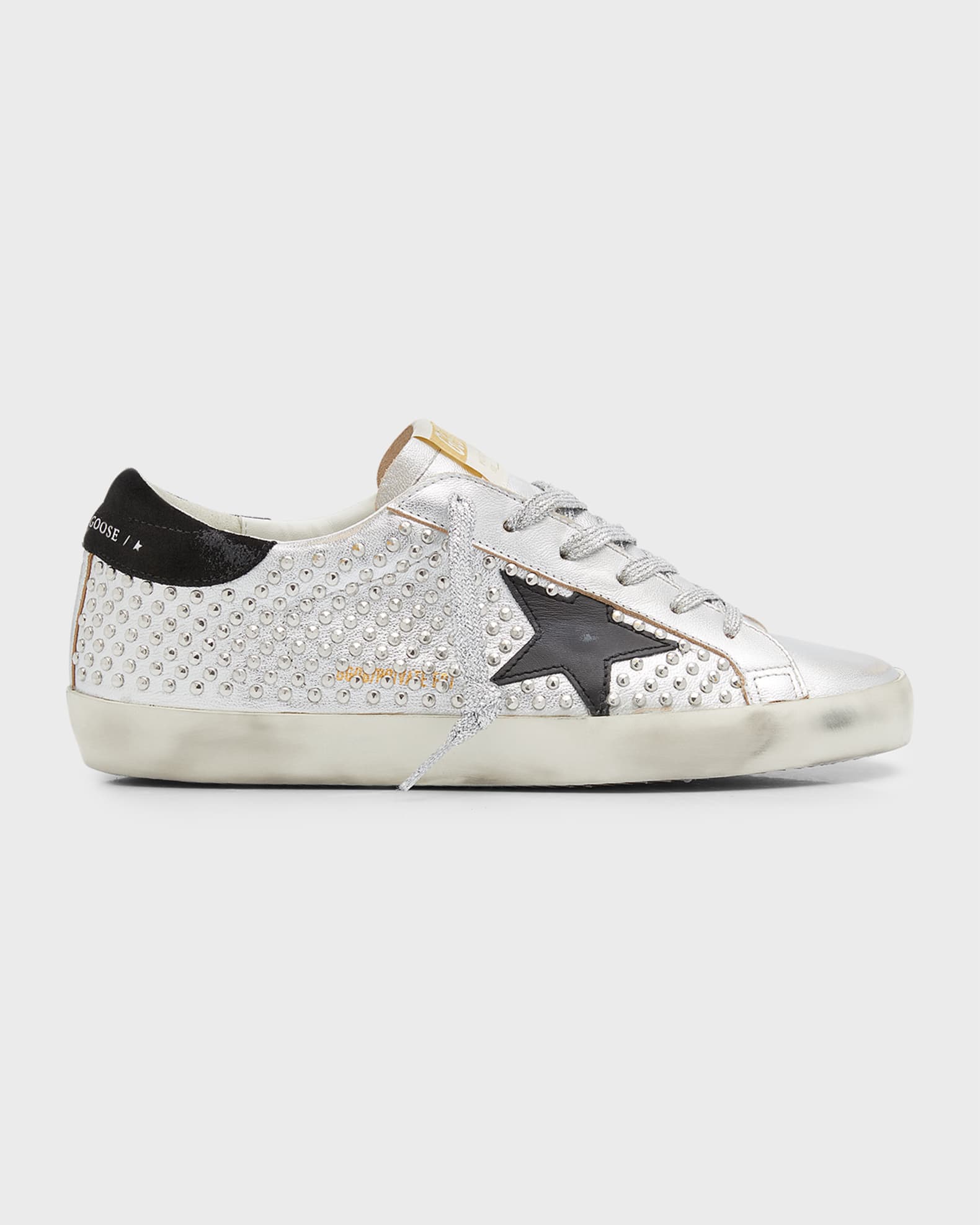 Golden Goose Superstar Metallic Low-Top Sneakers | Neiman Marcus