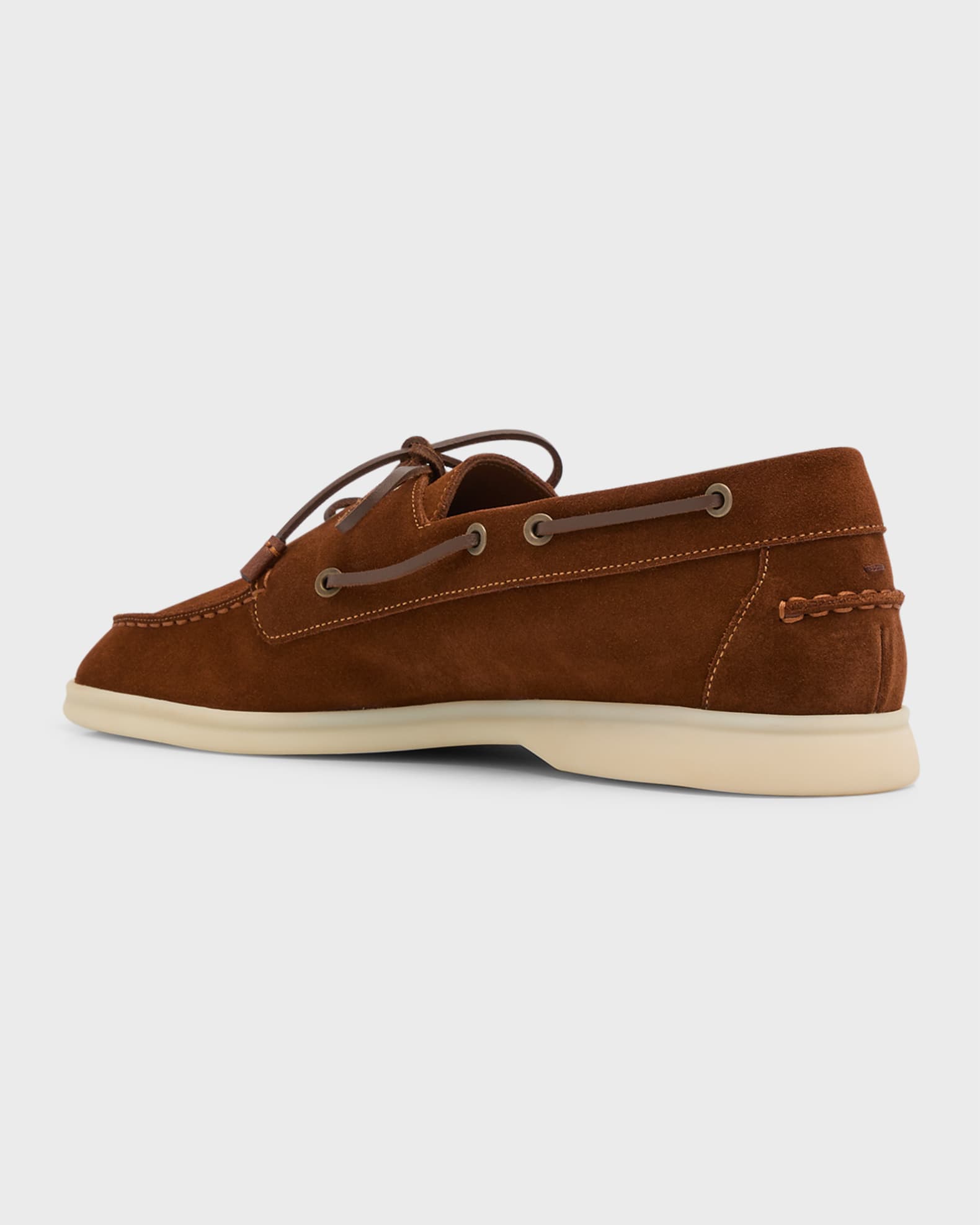 Loro Piana Men's Sea-Sail Walk Suede Boat Shoes | Neiman Marcus