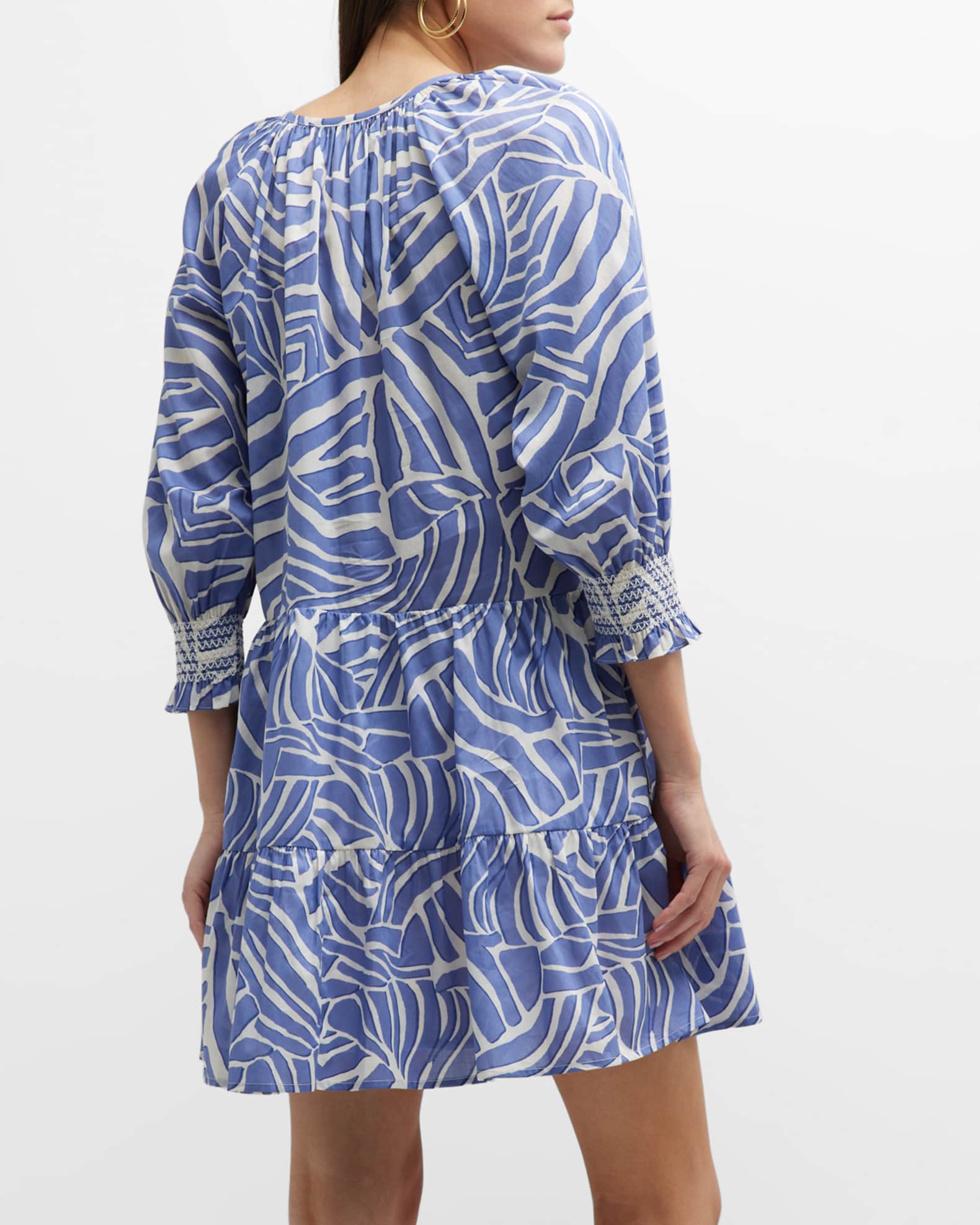 Rails Island Waves Sia Babydoll Mini Dress | Neiman Marcus