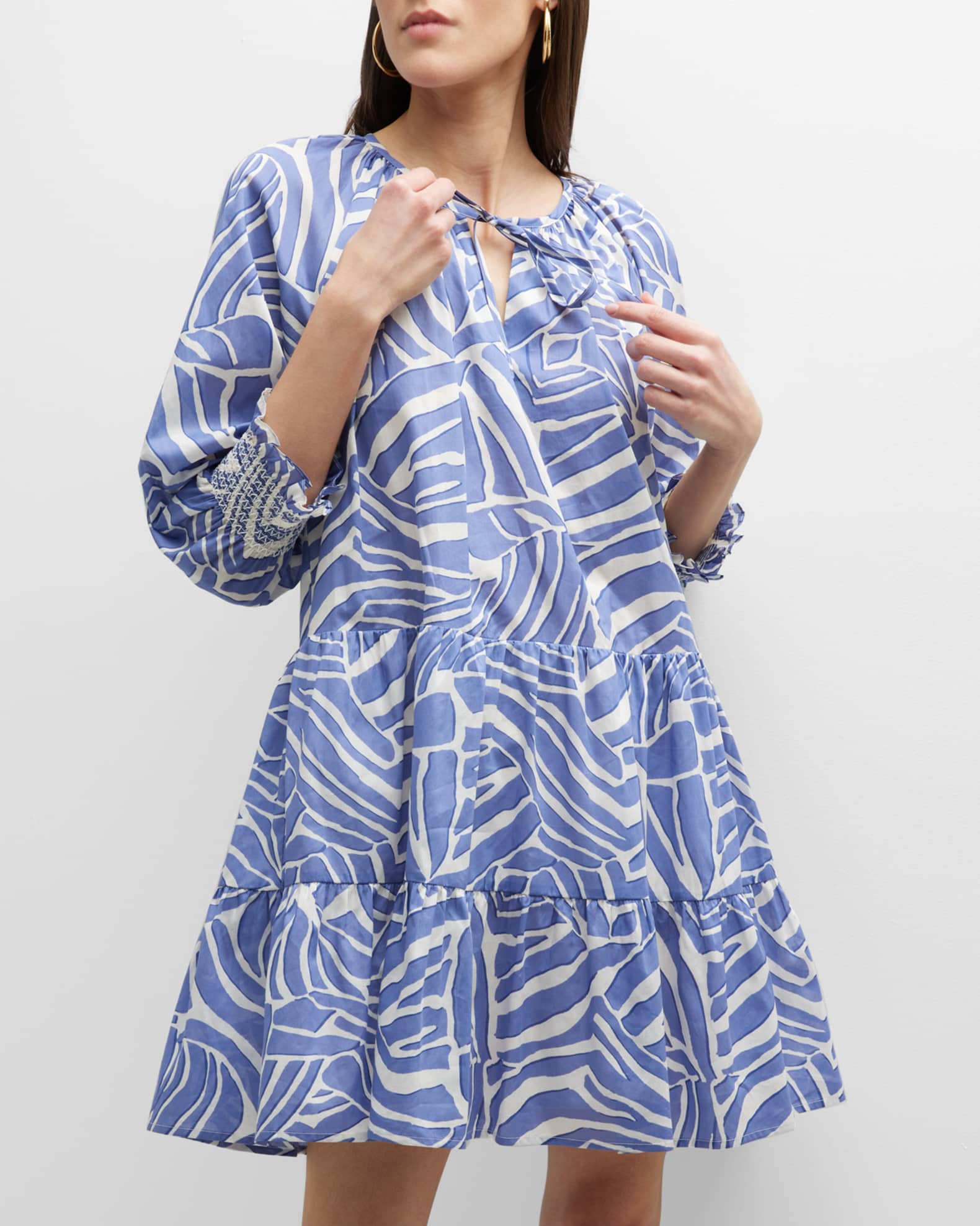 Rails Island Waves Sia Babydoll Mini Dress | Neiman Marcus