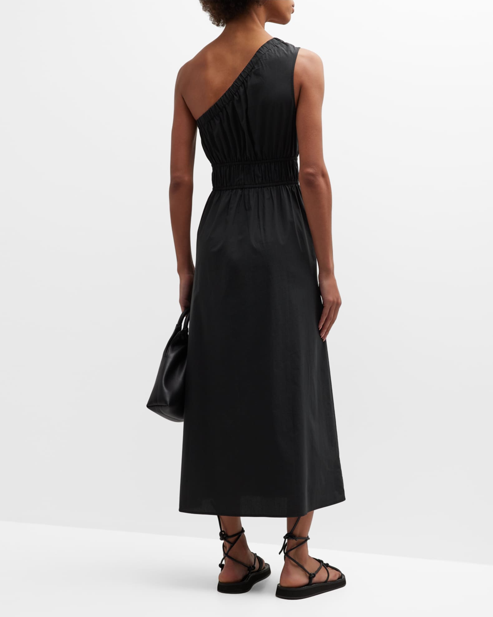 Rails Selani One-Shoulder Midi Dress | Neiman Marcus