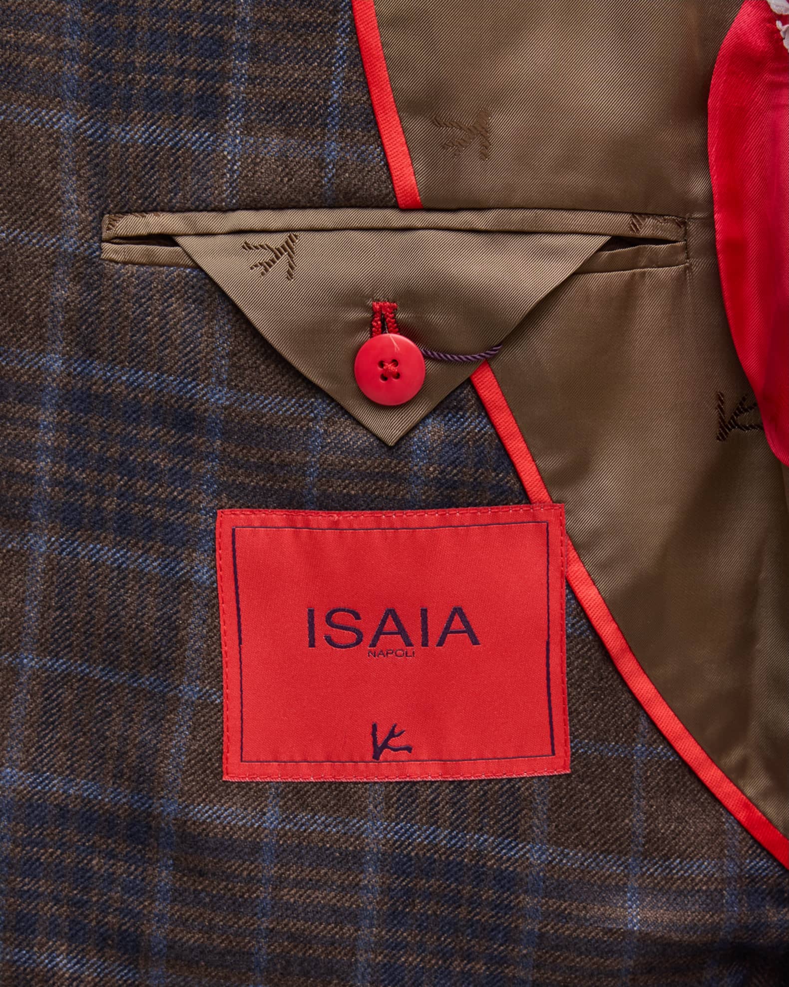 Isaia Men's Silk-Cashmere Plaid Sport Coat | Neiman Marcus