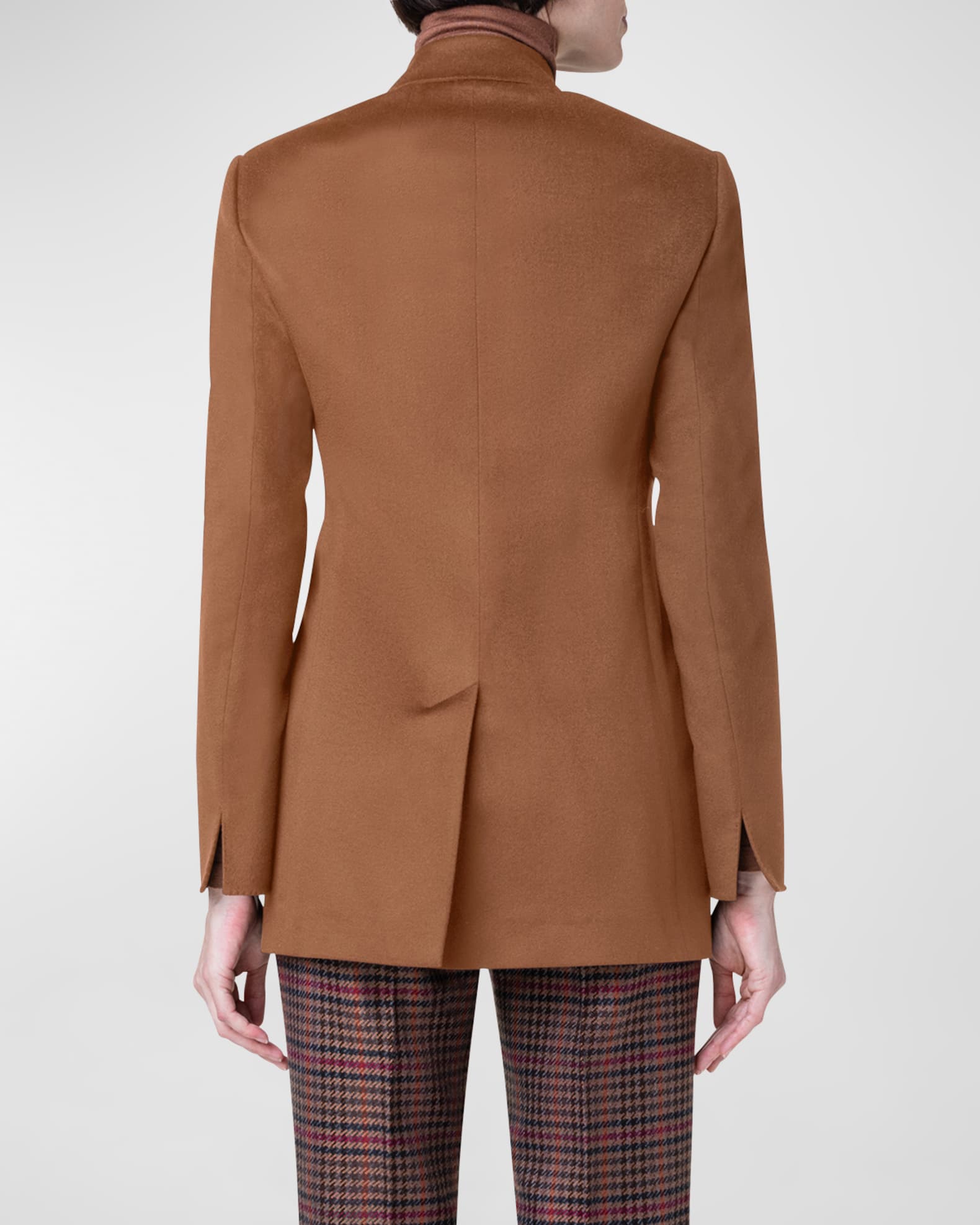Akris Nadine Cashmere Double-Breasted Jacket | Neiman Marcus