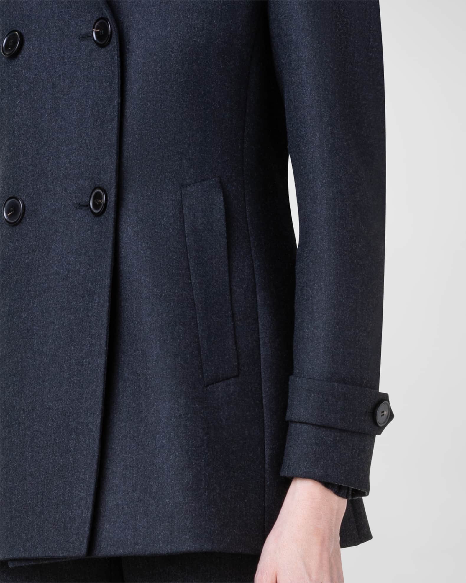 Akris Double Face Stretch Wool Jacket | Neiman Marcus