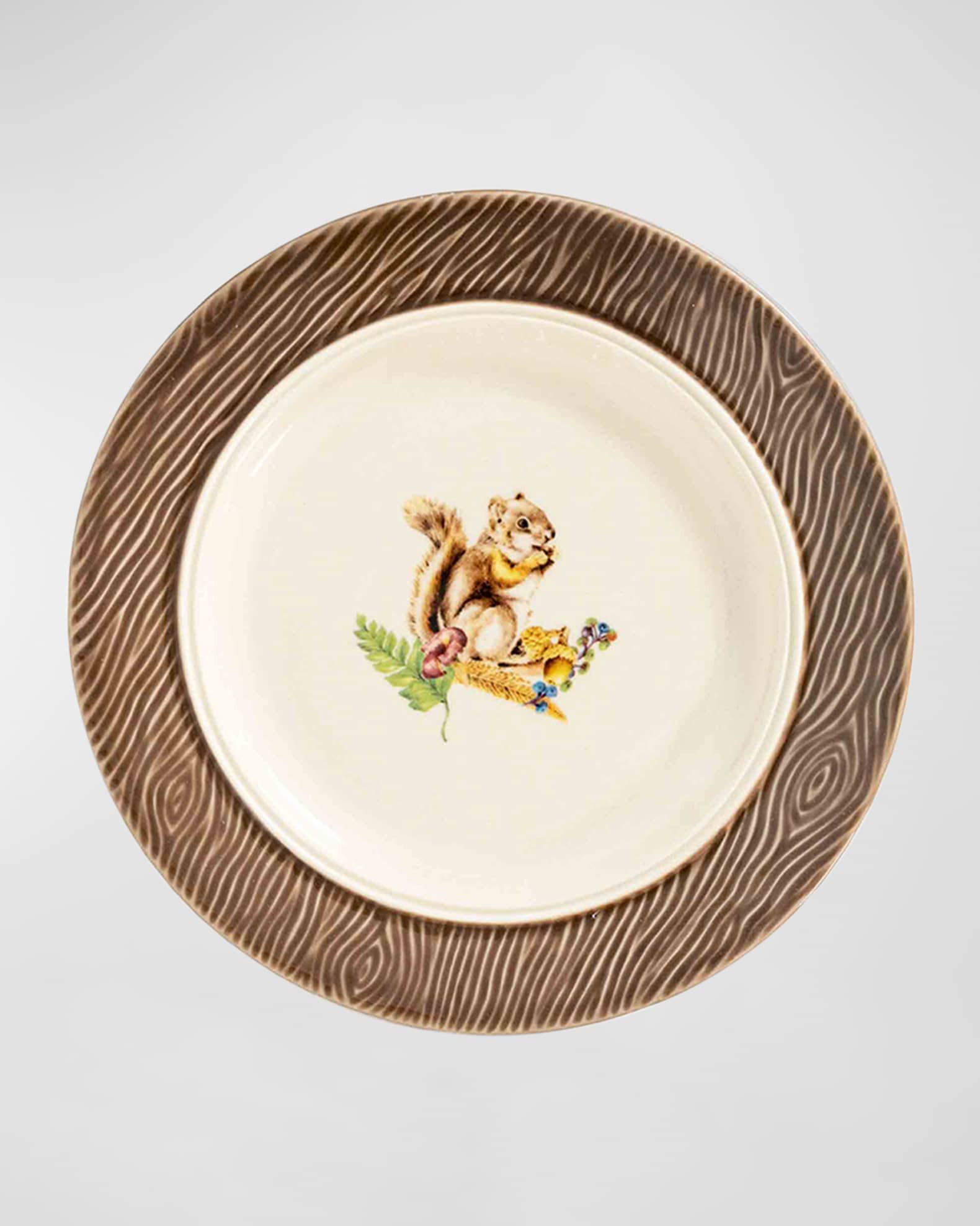 Juliska Forest Walk Assorted Animal Cocktail Plates, Set of 4 | Neiman ...