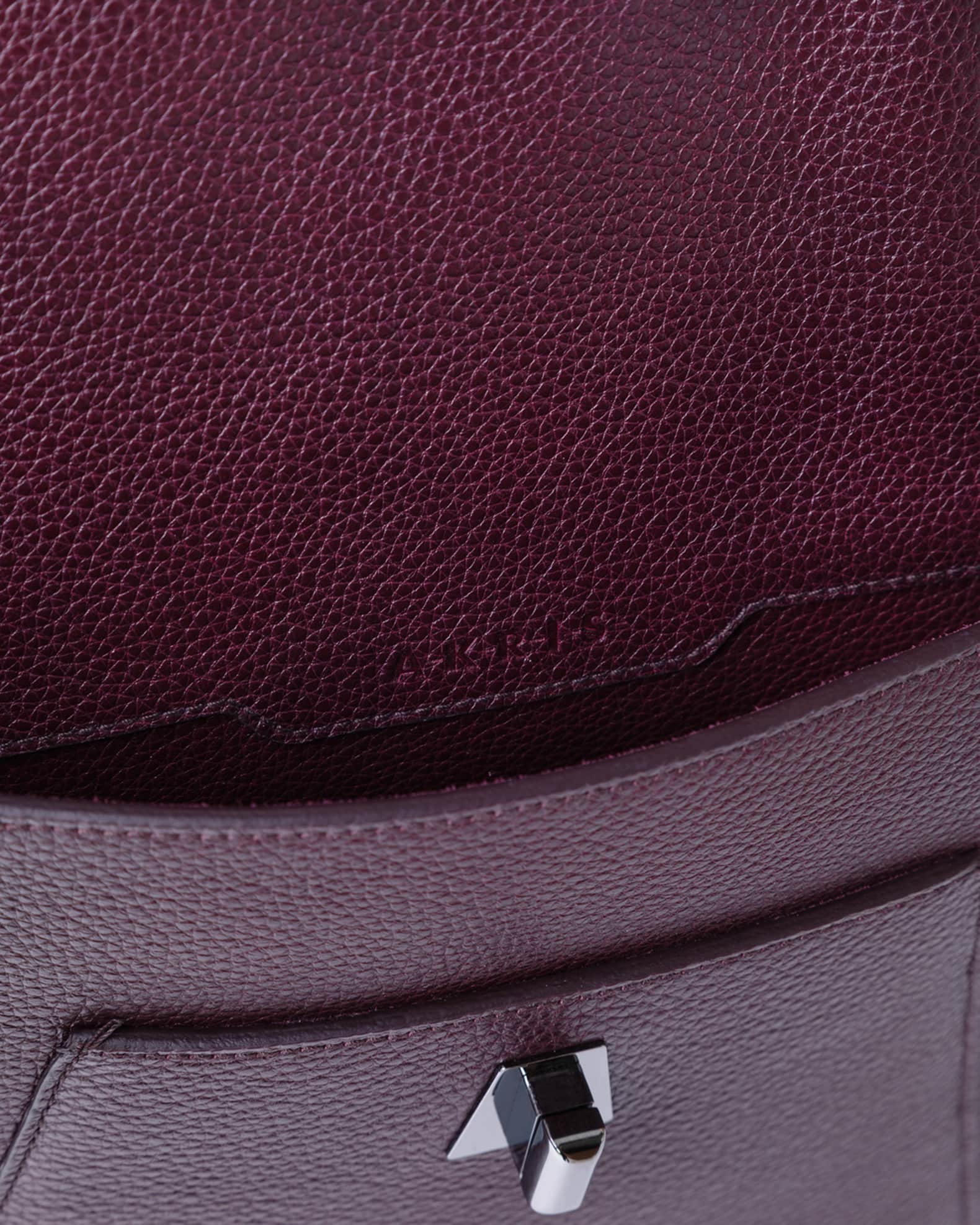 Akris Anouk Medium Flap Leather Messenger Bag | Neiman Marcus