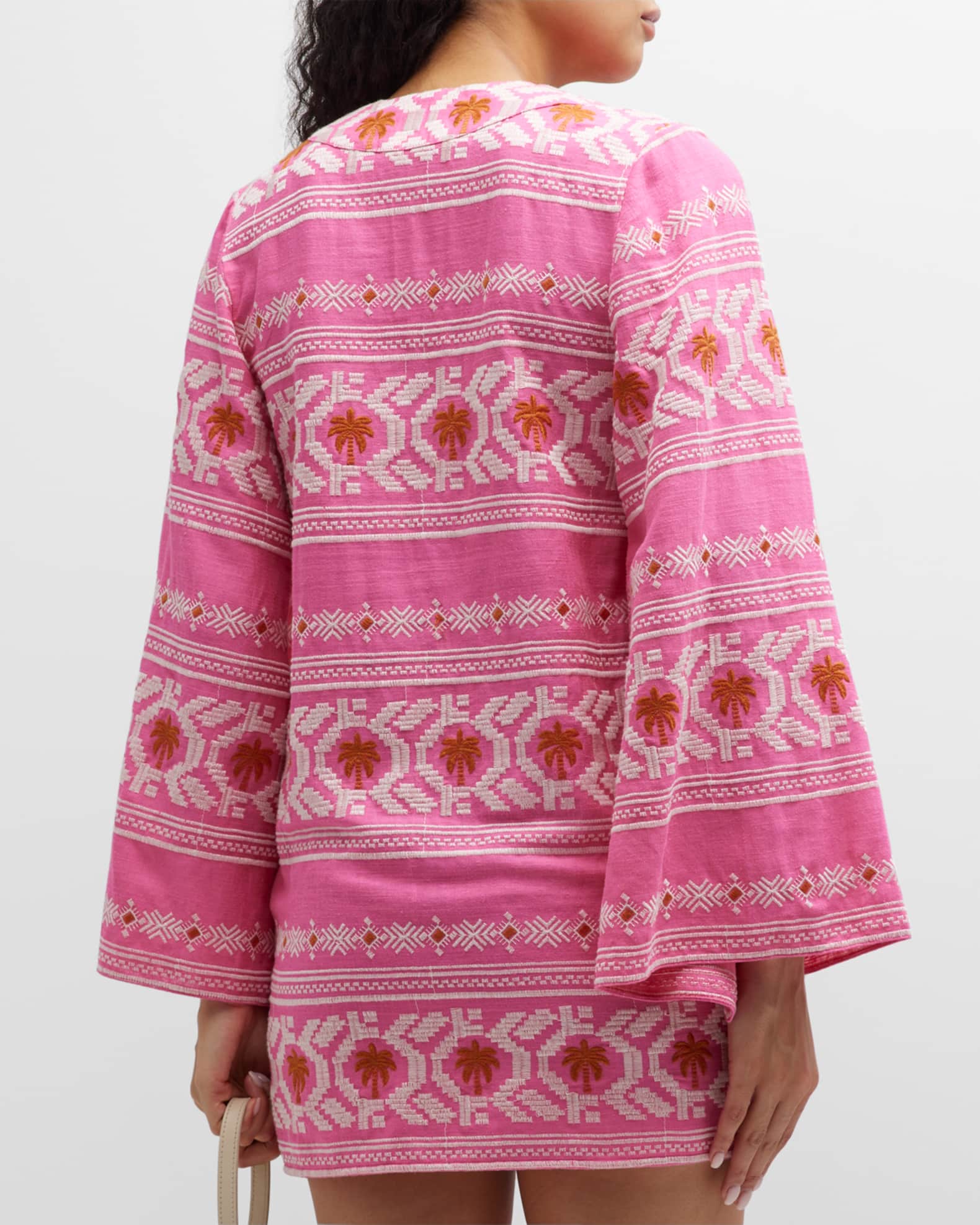 Johanna Ortiz Apurimac Mini Tunic Dress | Neiman Marcus