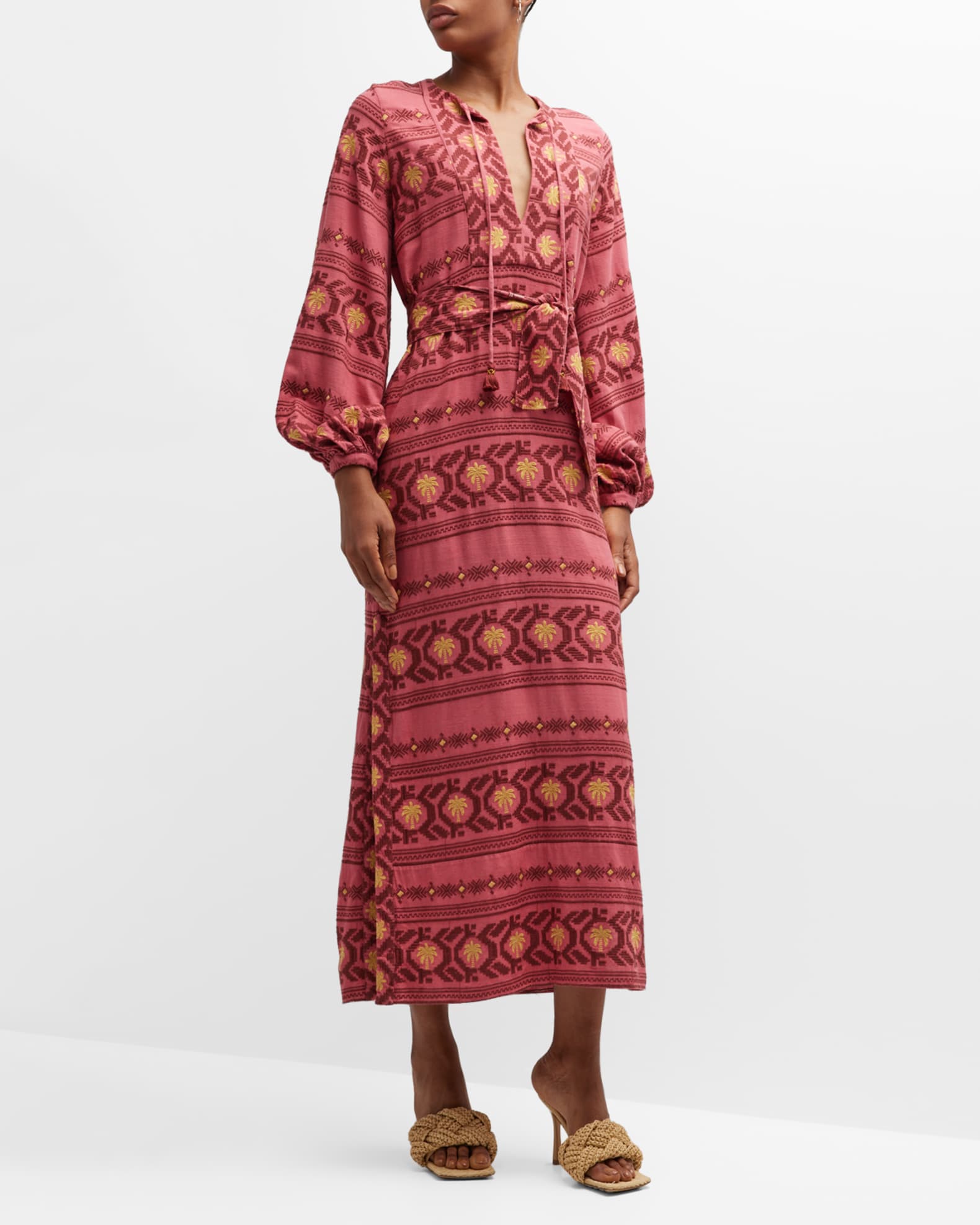 Johanna Ortiz Sapa Inca Tunic Maxi Dress | Neiman Marcus