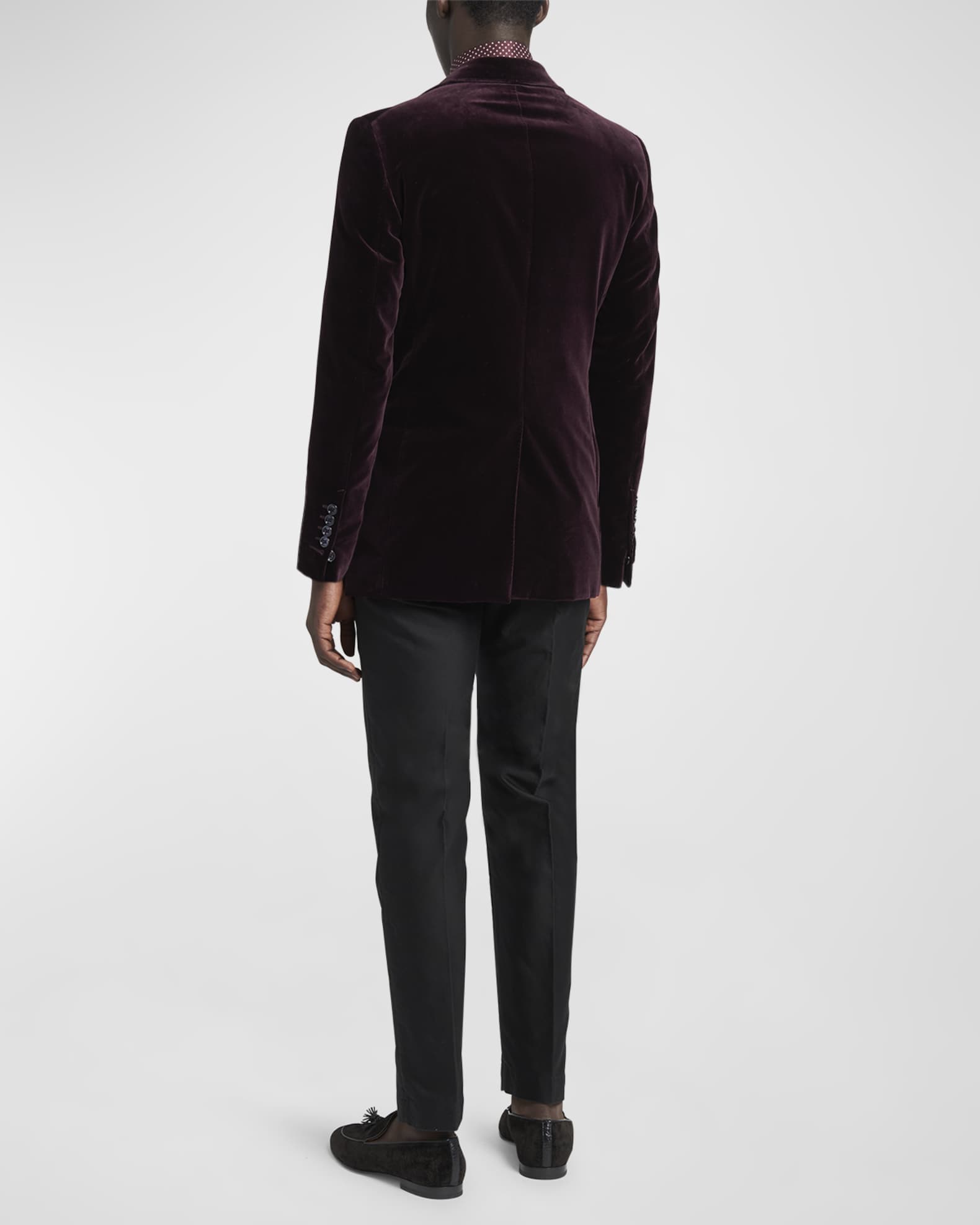 TOM FORD Men's Atticus Compact Velvet Dinner Jacket | Neiman Marcus
