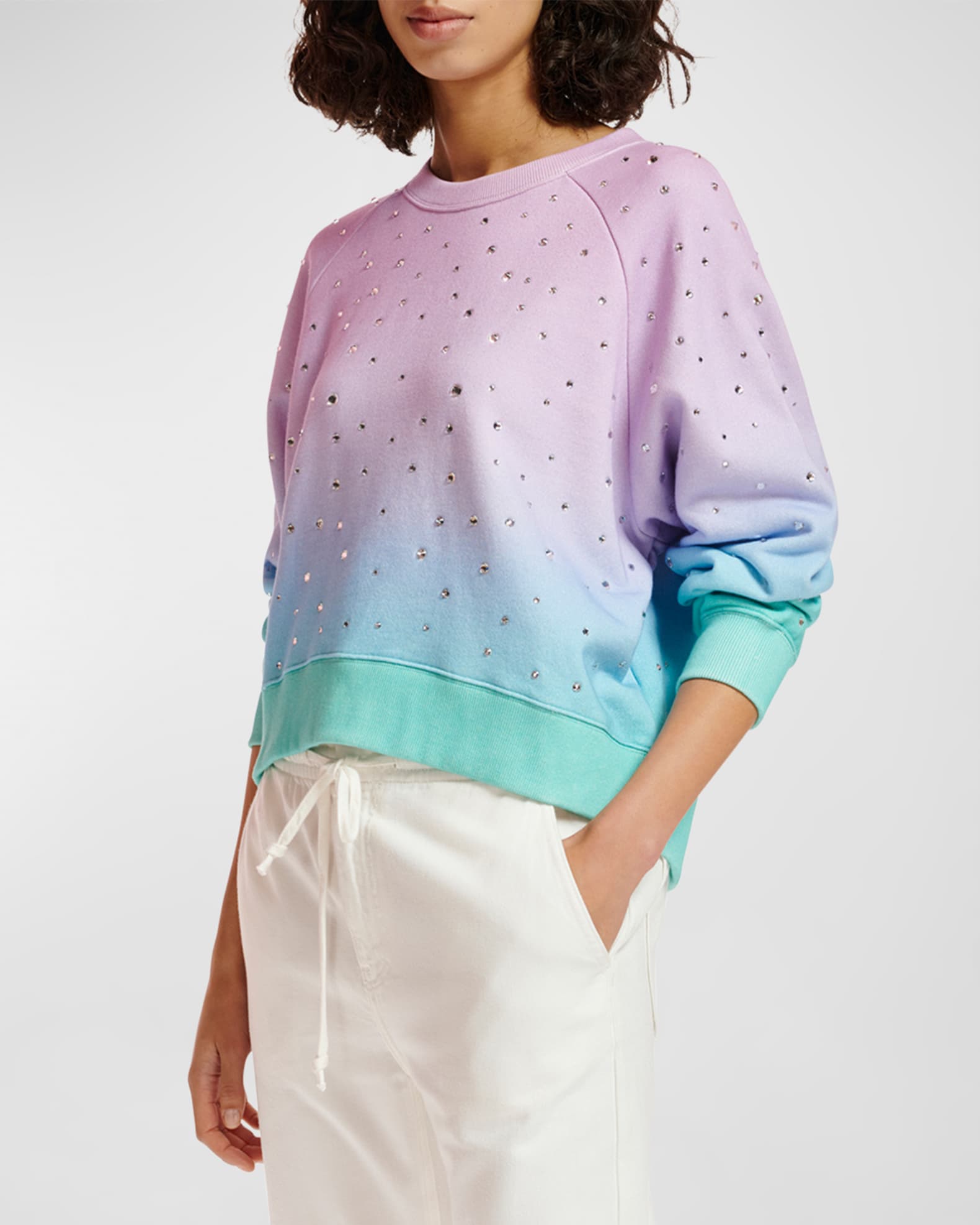 Essentiel Antwerp Disabelle Rhinestone-Embellished Gradient Organic ...