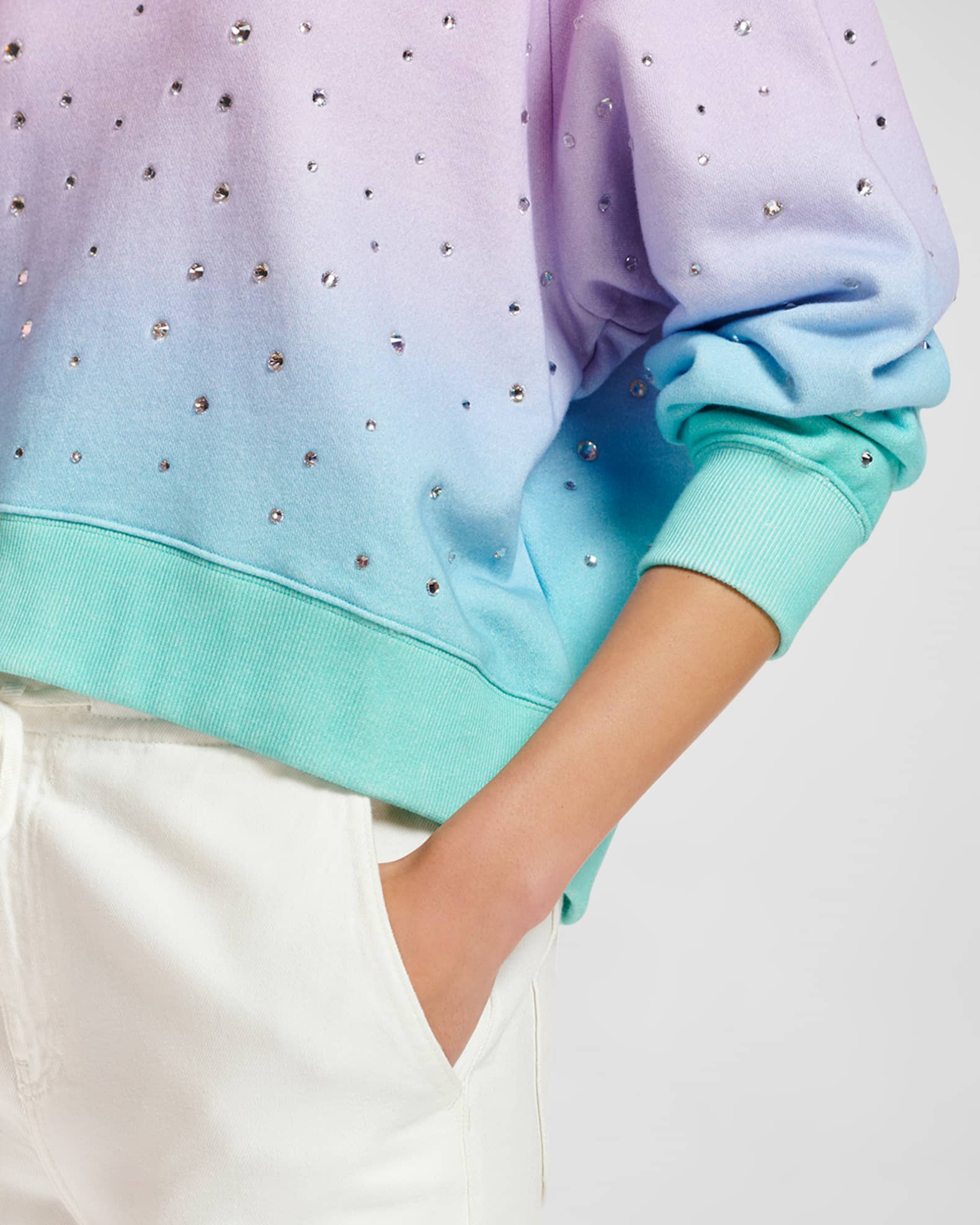 Essentiel Antwerp Disabelle Rhinestone-Embellished Gradient Organic ...