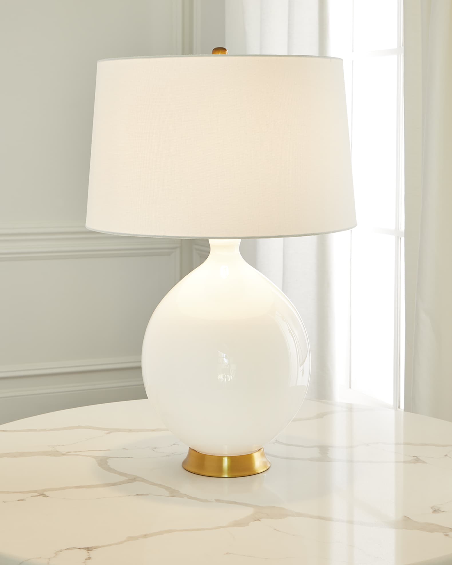 Old World Design Westin Large Round Lamp | Neiman Marcus