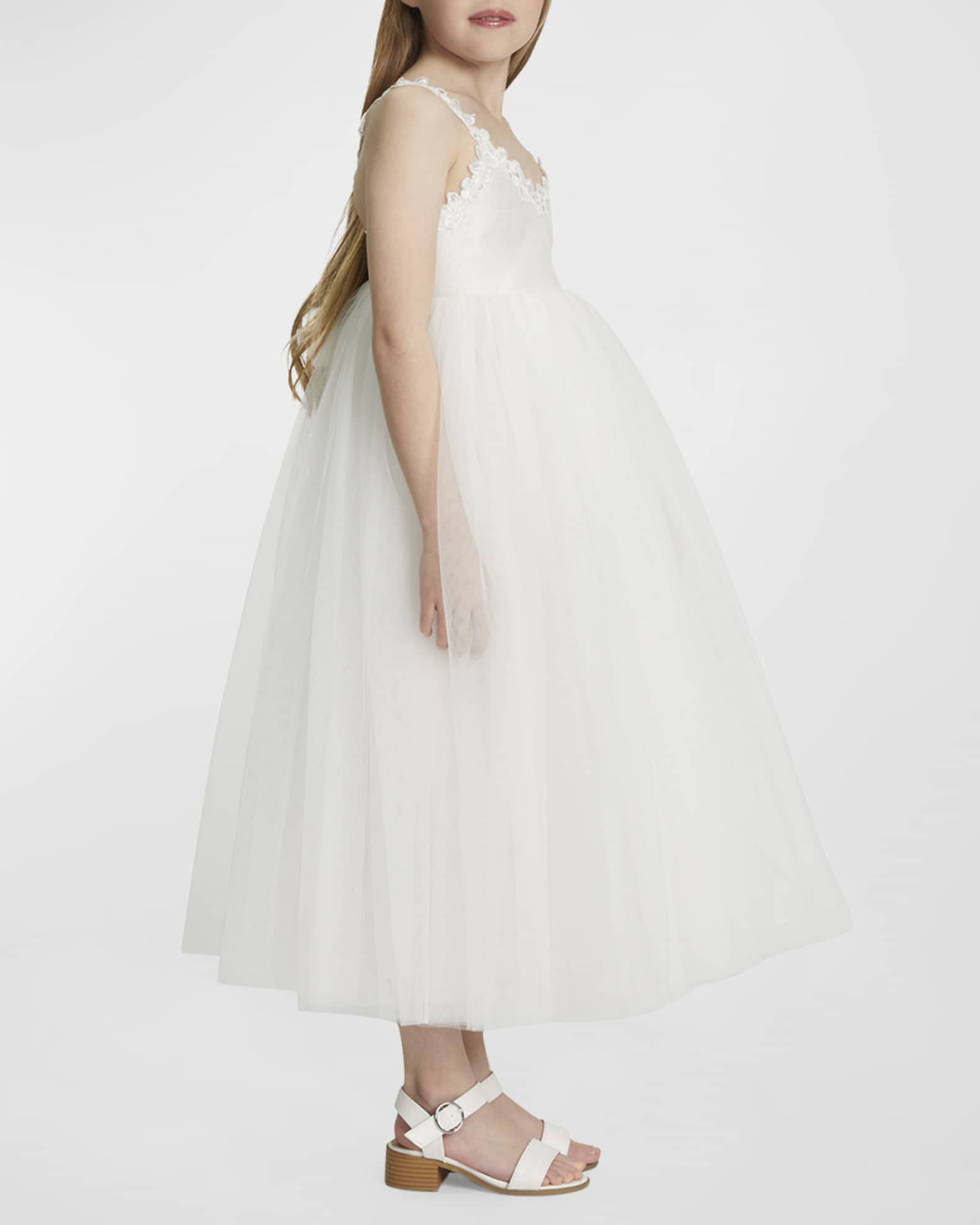 Bardot Junior Girl's Mia Flower Girl Tulle Dress, Size 4-8 | Neiman Marcus