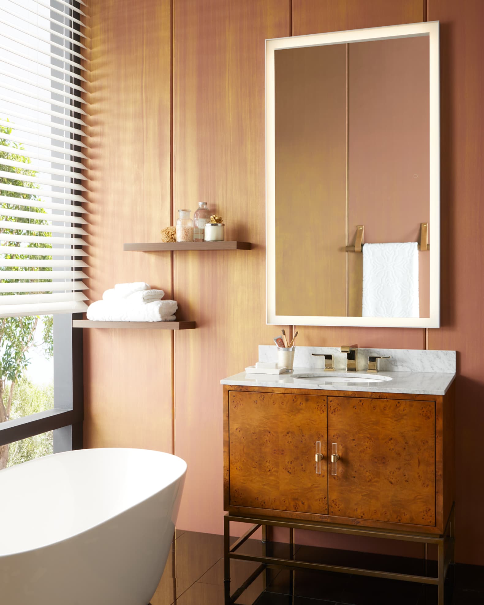 Eurofase Lenora LED Mirror, 32" x 54" | Neiman Marcus