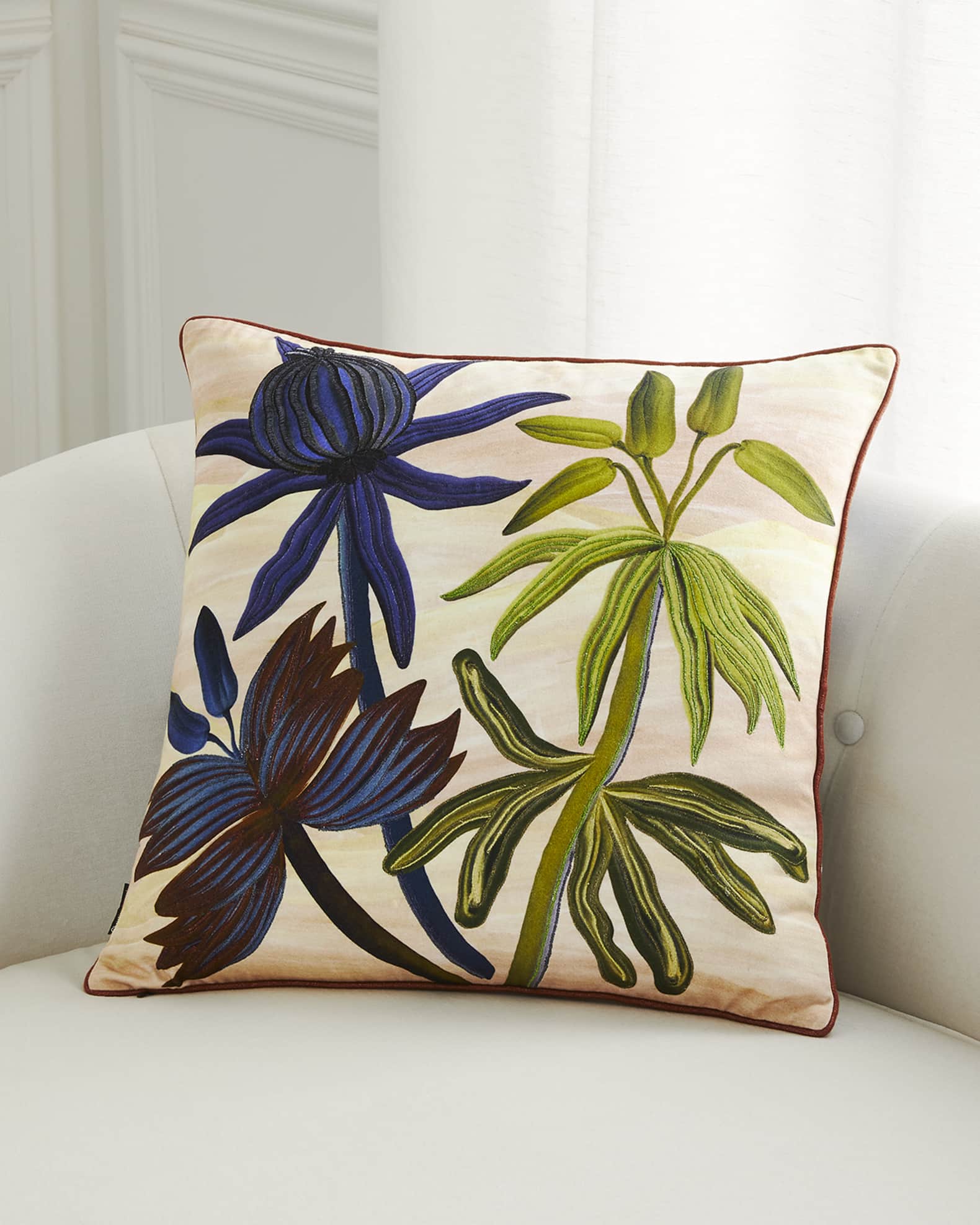 Christian Lacroix Guatiza Peche Cushion | Neiman Marcus