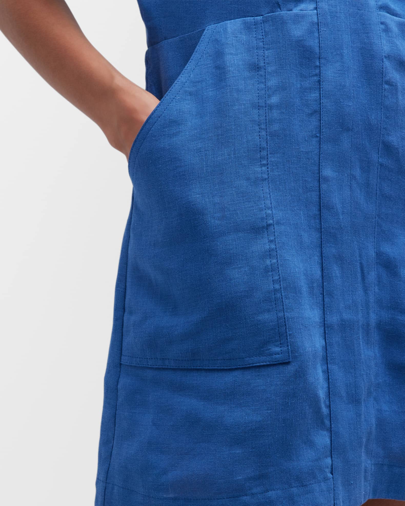 pinkfilosofy Denise Linen Mini Dress | Neiman Marcus