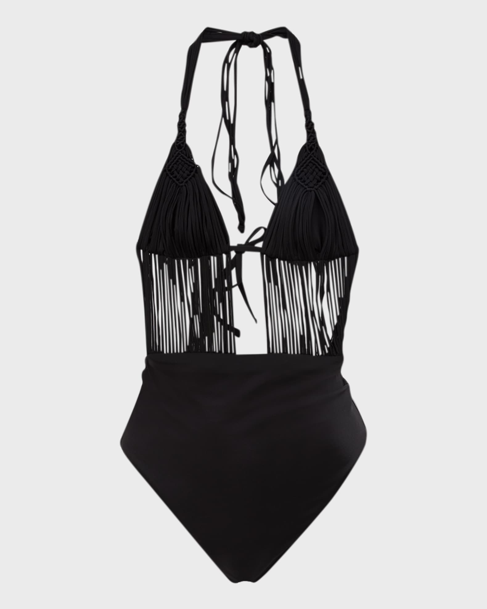 PQ Swim Mila Macrame One-Piece Swimsuit | Neiman Marcus