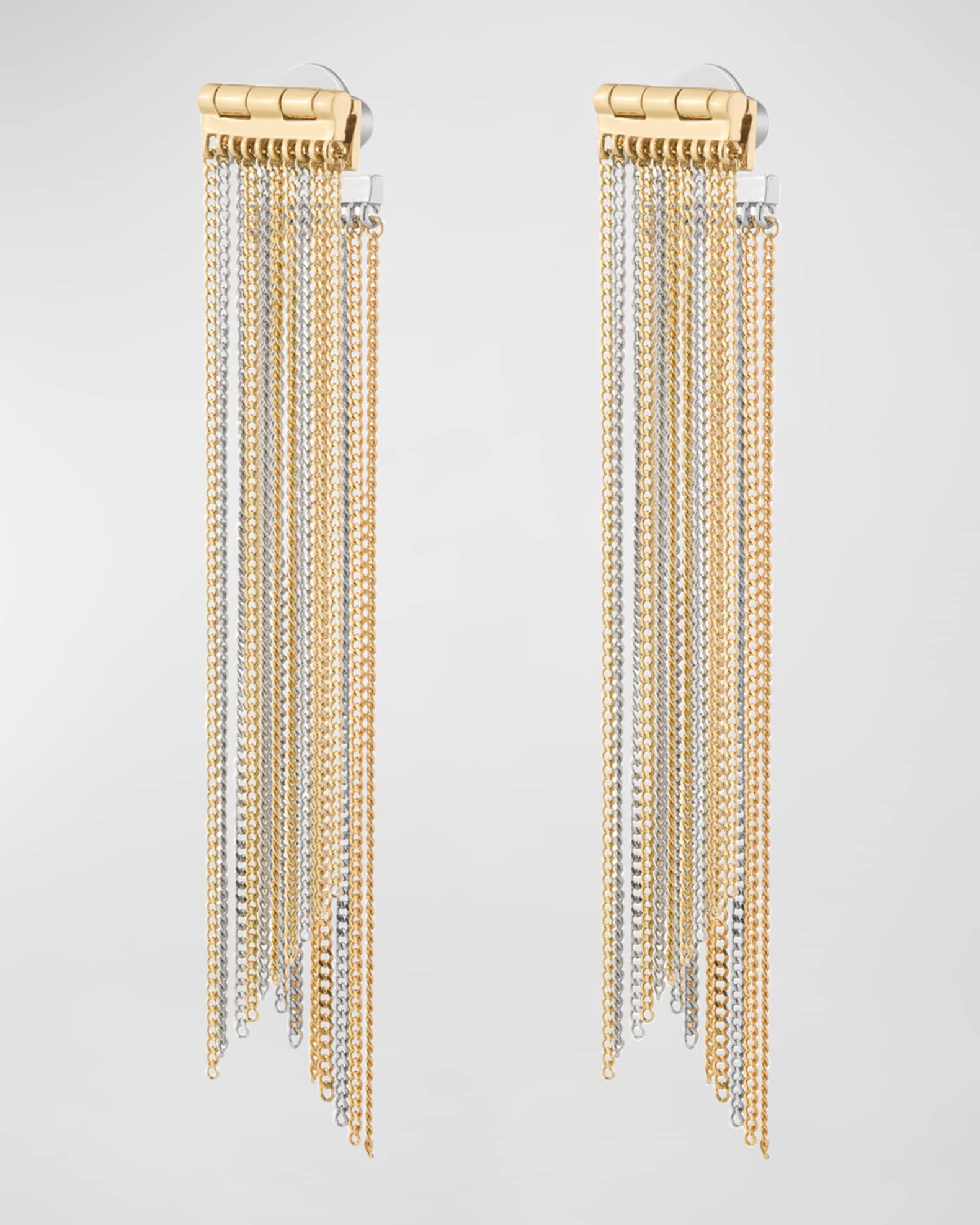 DEMARSON Naya Chain Fringe Earrings | Neiman Marcus