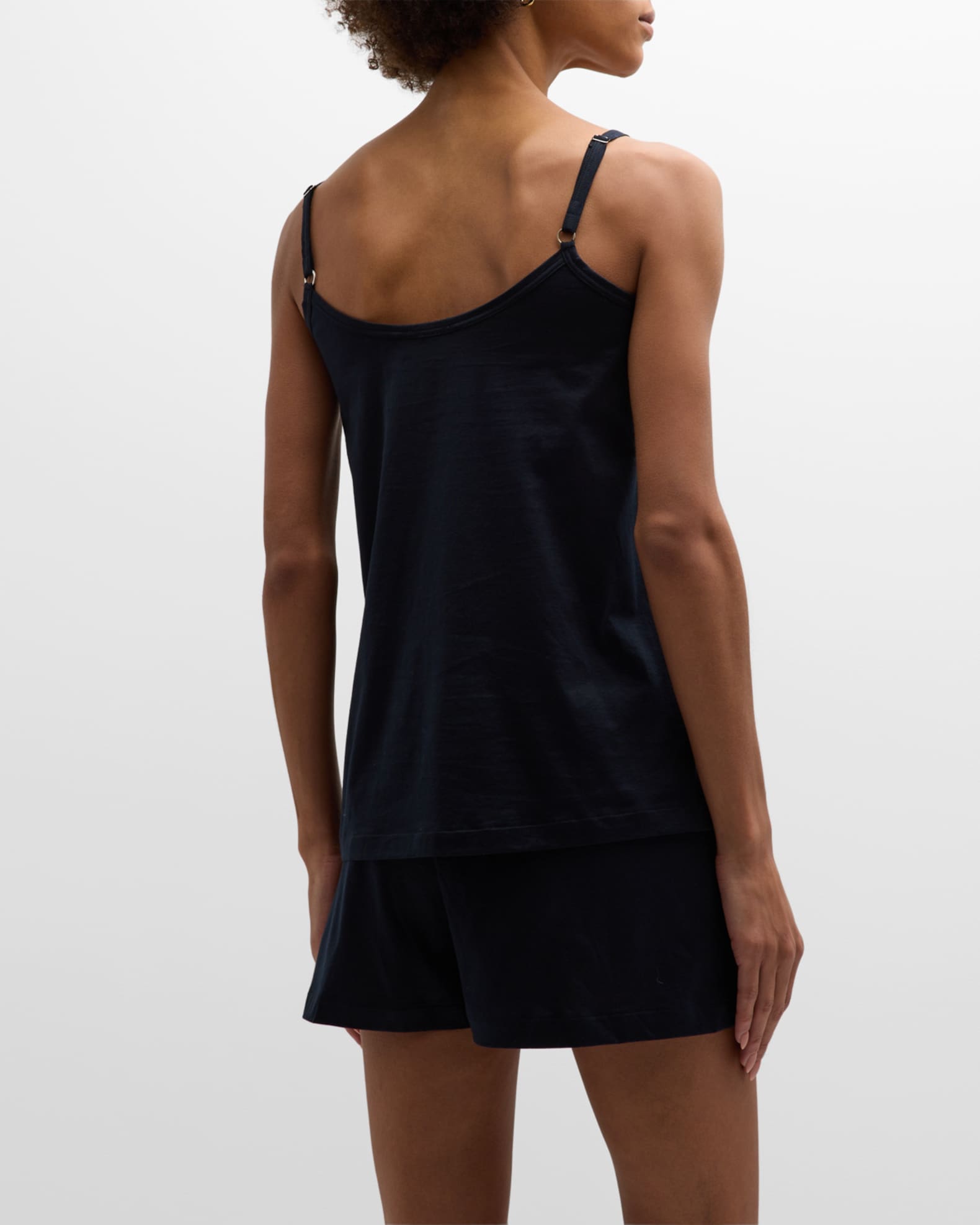 Hanro Julia Short Scoop-Neck Pintuck Pajama Set | Neiman Marcus