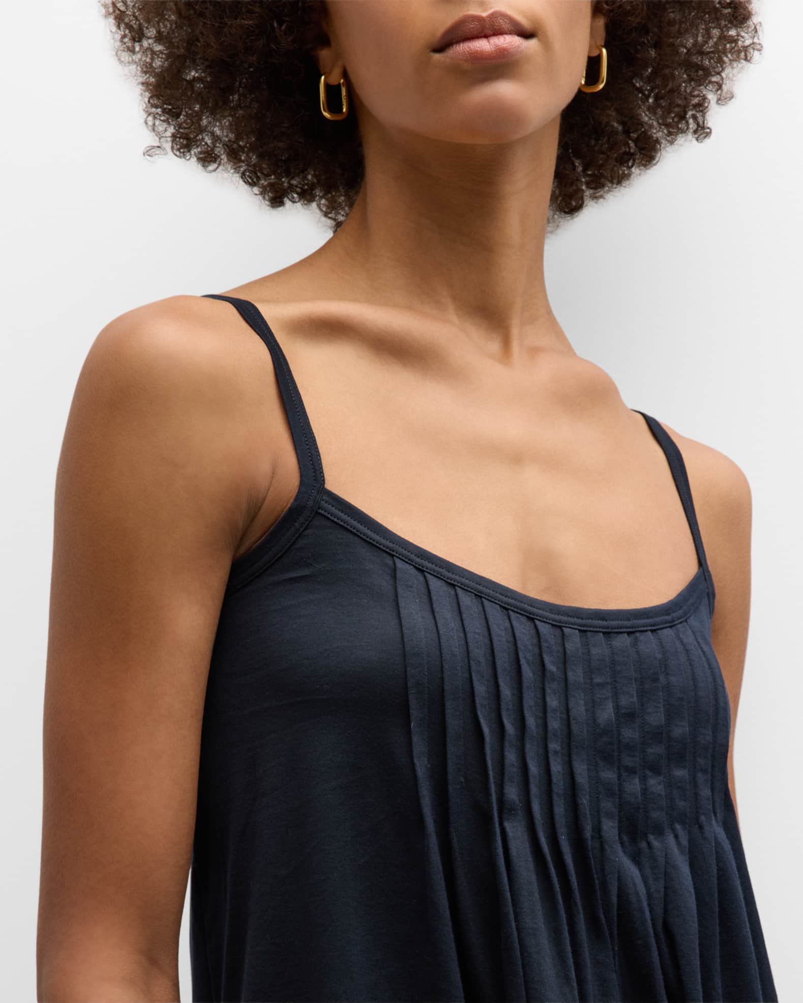 Hanro Julia Short Scoop-Neck Pintuck Pajama Set | Neiman Marcus
