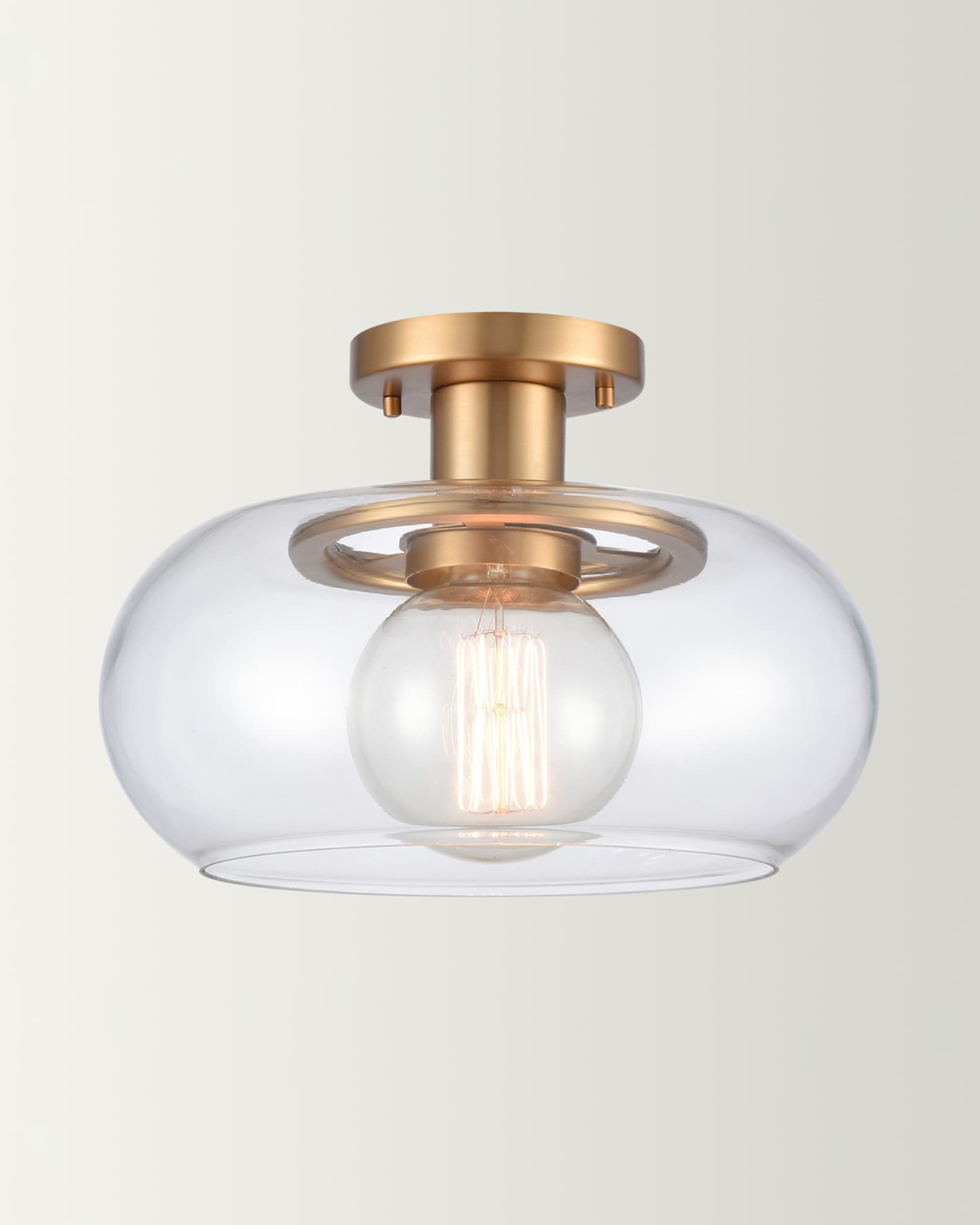 Clement 1-Light Semi Flush Mount | Neiman Marcus