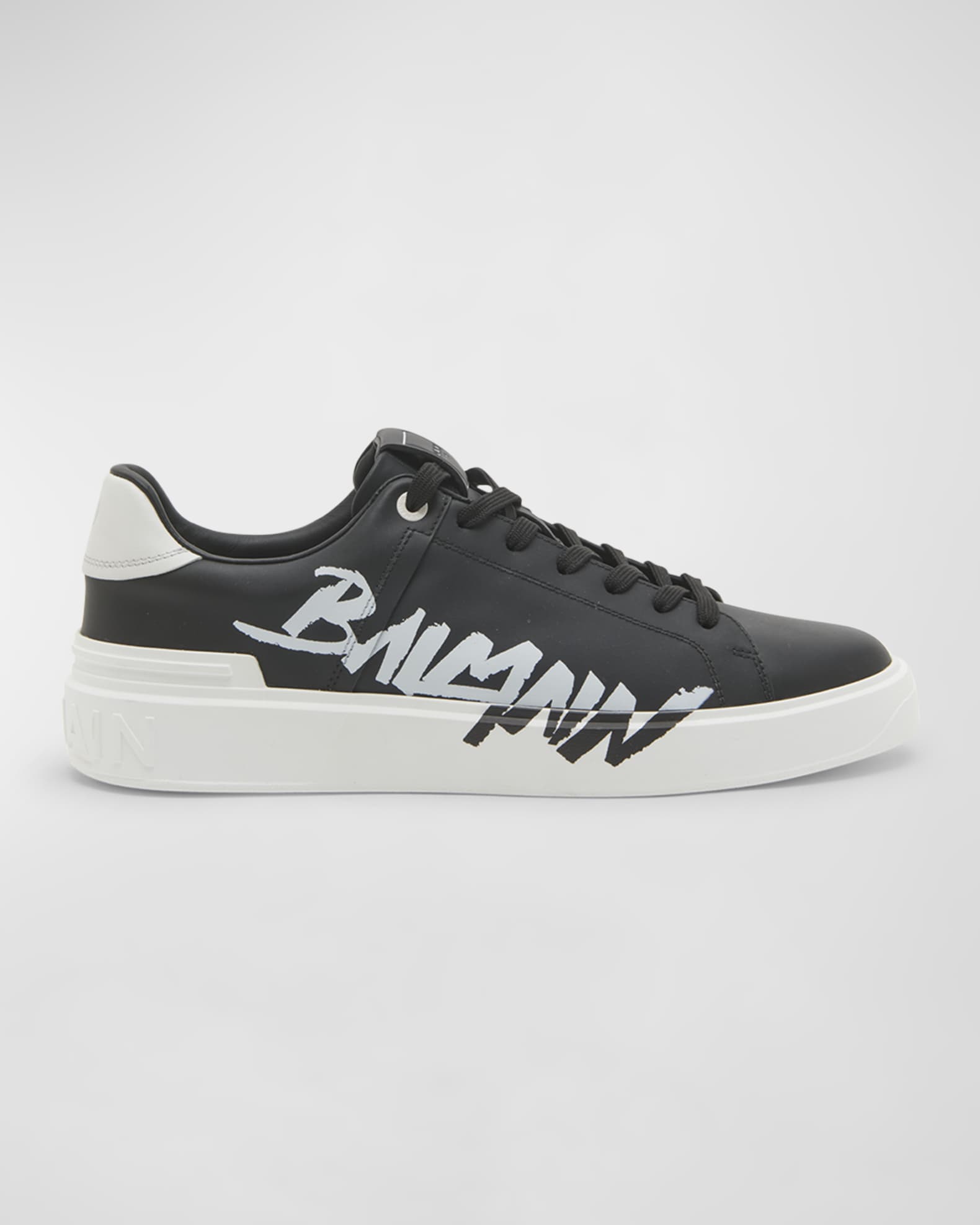 Balmain Men's B-Court Logo Low-Top Sneakers | Neiman Marcus