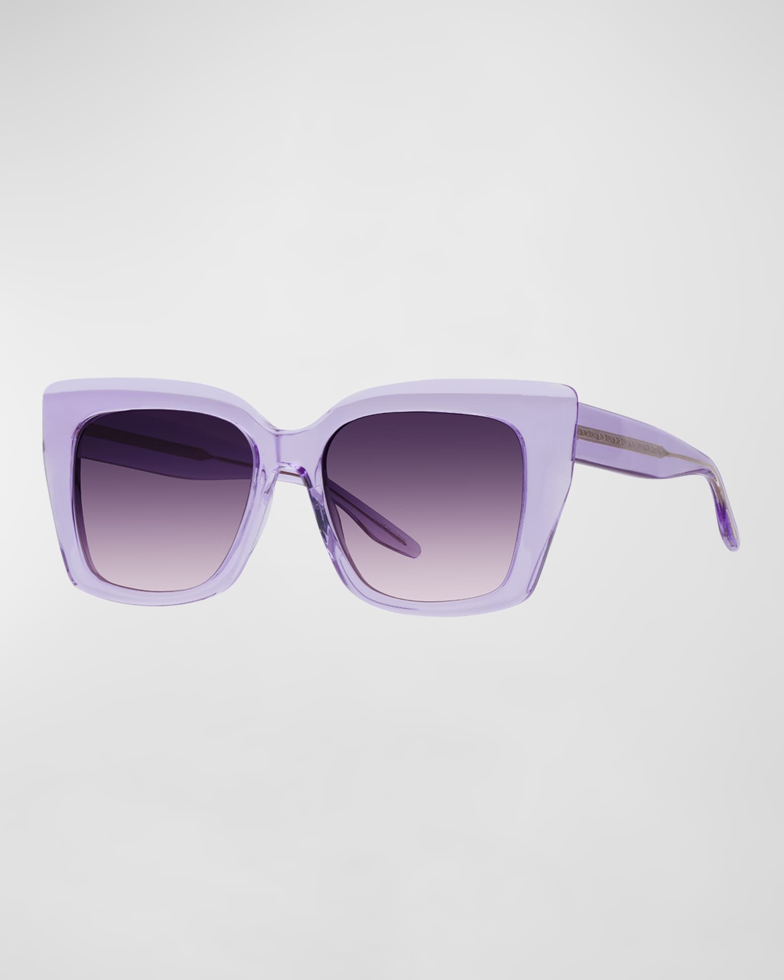 Barton Perreira Devine Square Acetate & Titanium Sunglasses | Neiman Marcus