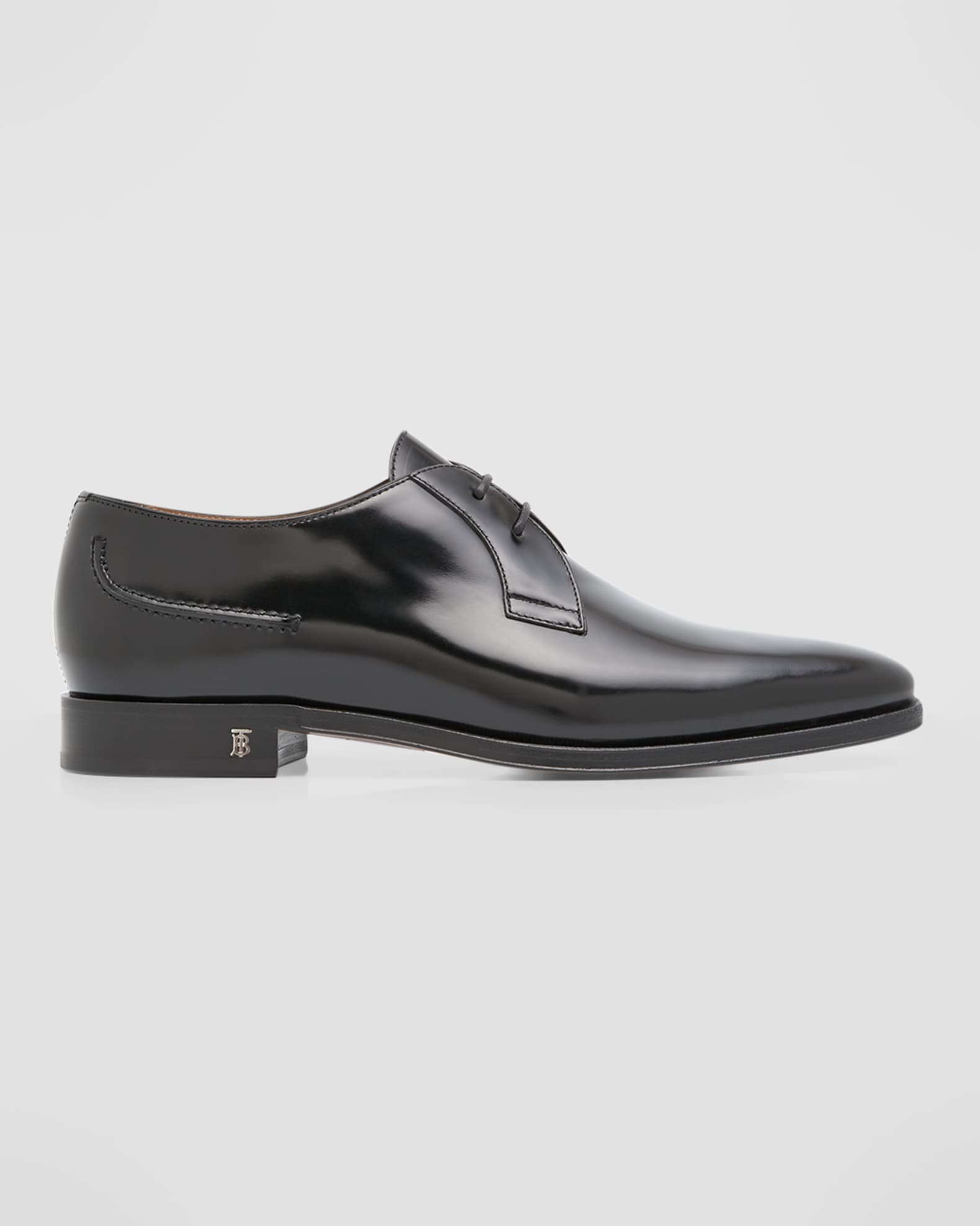 Burberry Men's Simon Leather Derby Shoes | Neiman Marcus