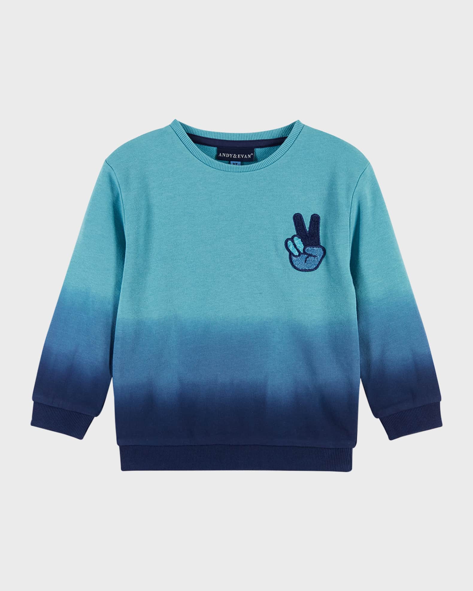 Andy & Evan Boy's Dip Dye Sweatshirt And Sweatpants Set, Size 2-7 ...