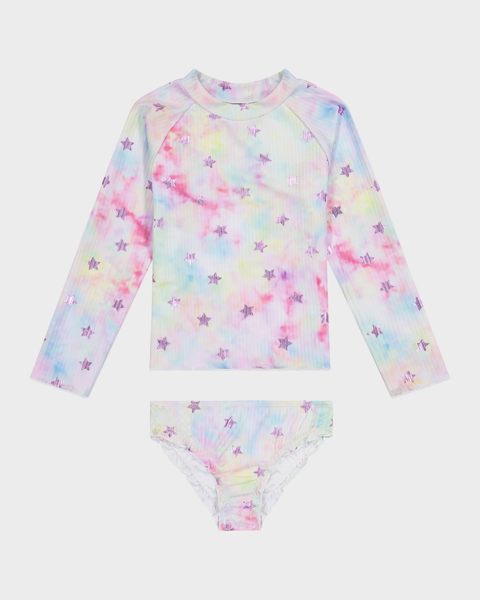 Girl's Tie-Dye Rashguard Swim Sets | Neiman Marcus