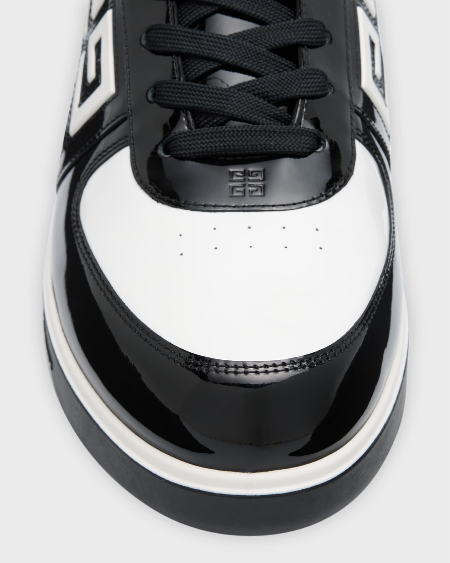 Givenchy Men's G4 Patent Leather Low-Top Sneakers | Neiman Marcus