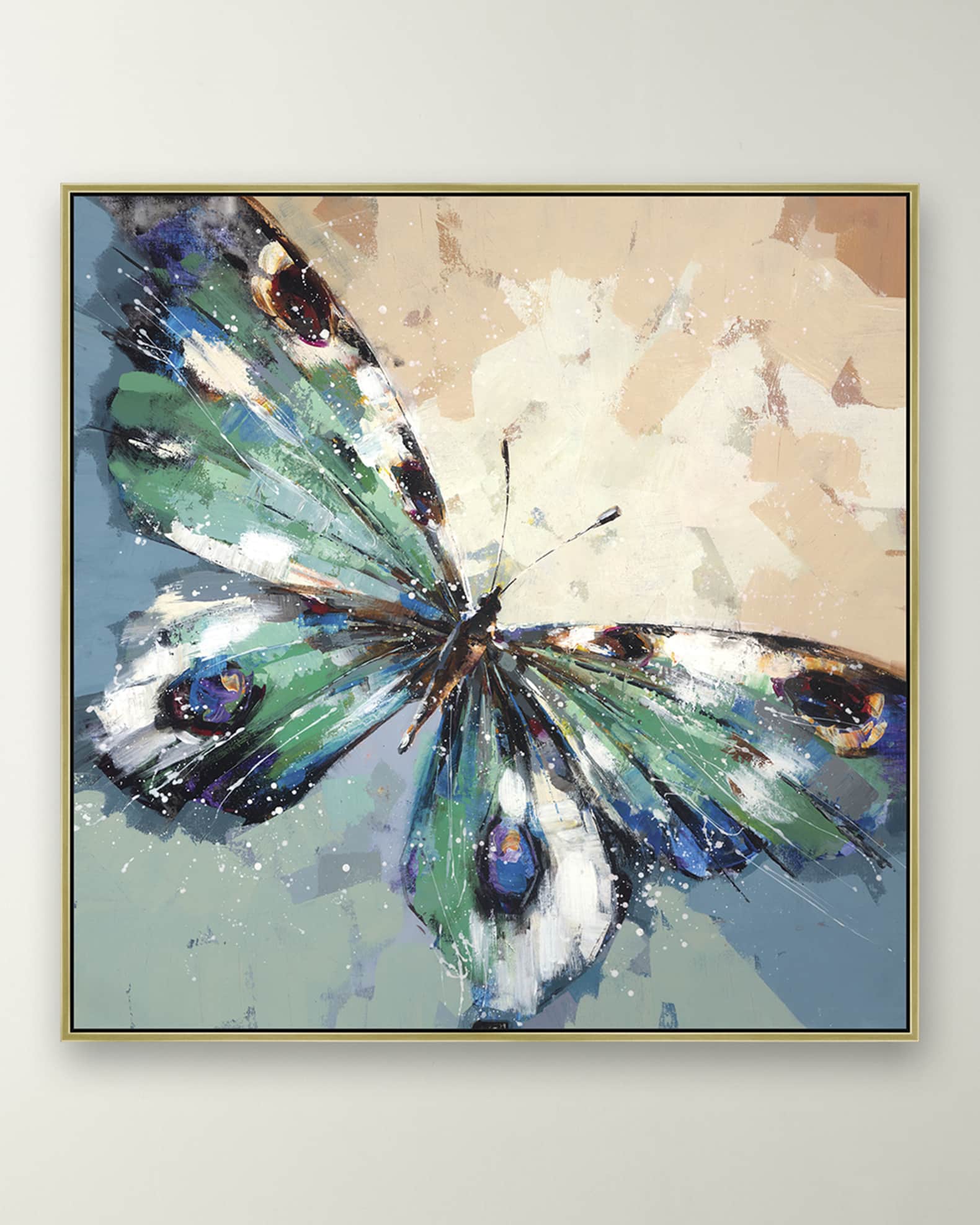 Prestige Arts "Butterfly of Green" Giclee | Neiman Marcus