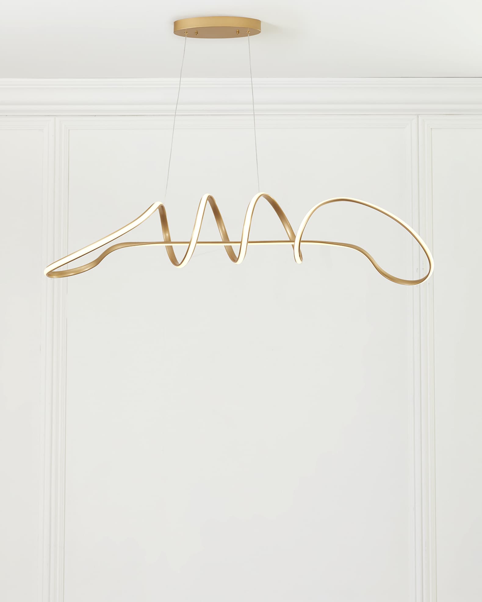 Ellington Pulse LED Linear Chandelier Light - 47" | Neiman Marcus