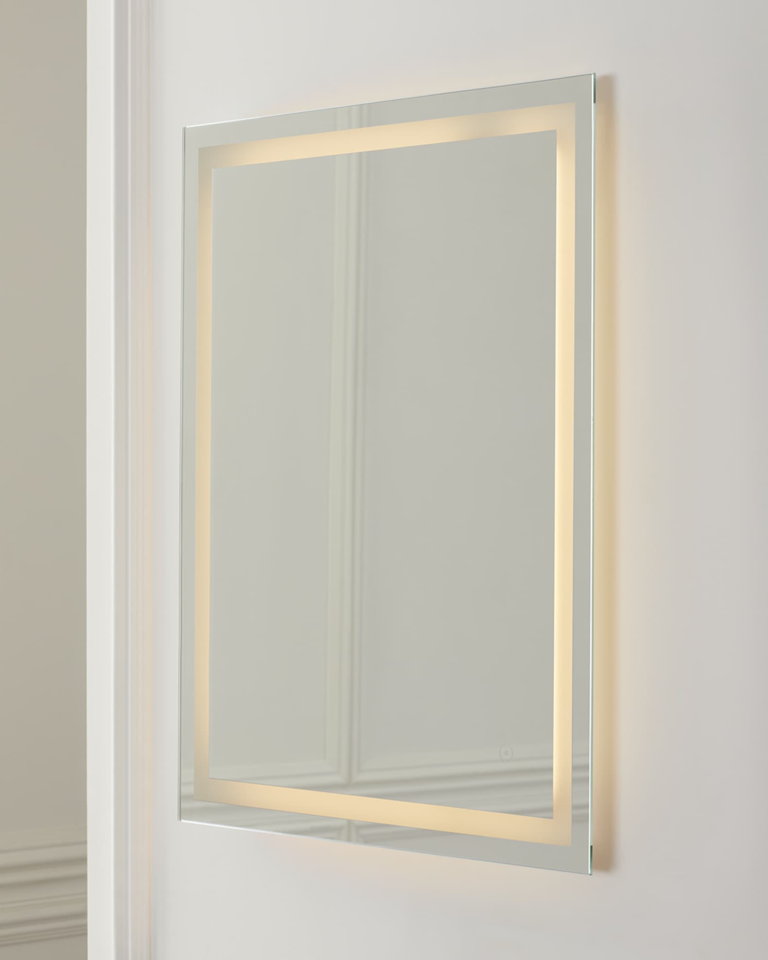 Ellington Rectangular LED Mirror With Defogger and Dimmer, 3000K, 30" x 24" | Neiman Marcus