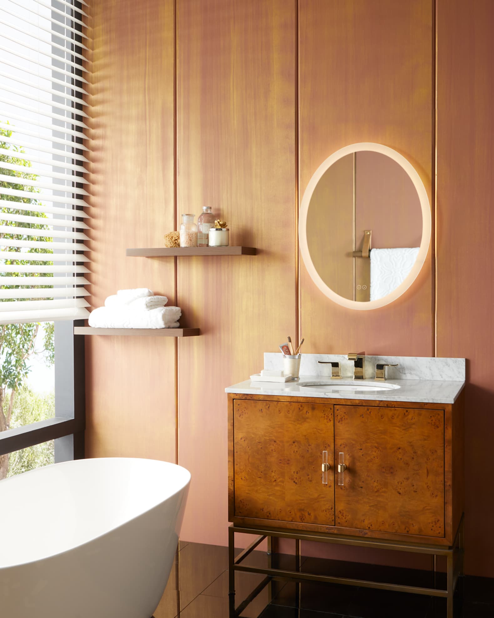 Ellington Oval LED Mirror with Defogger and Dimmer, 3000K/4000K/5000K ...