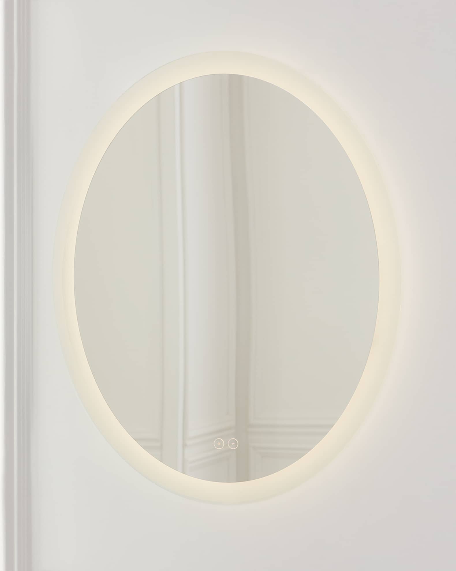 Ellington Oval LED Mirror with Defogger and Dimmer, 3000K/4000K/5000K ...