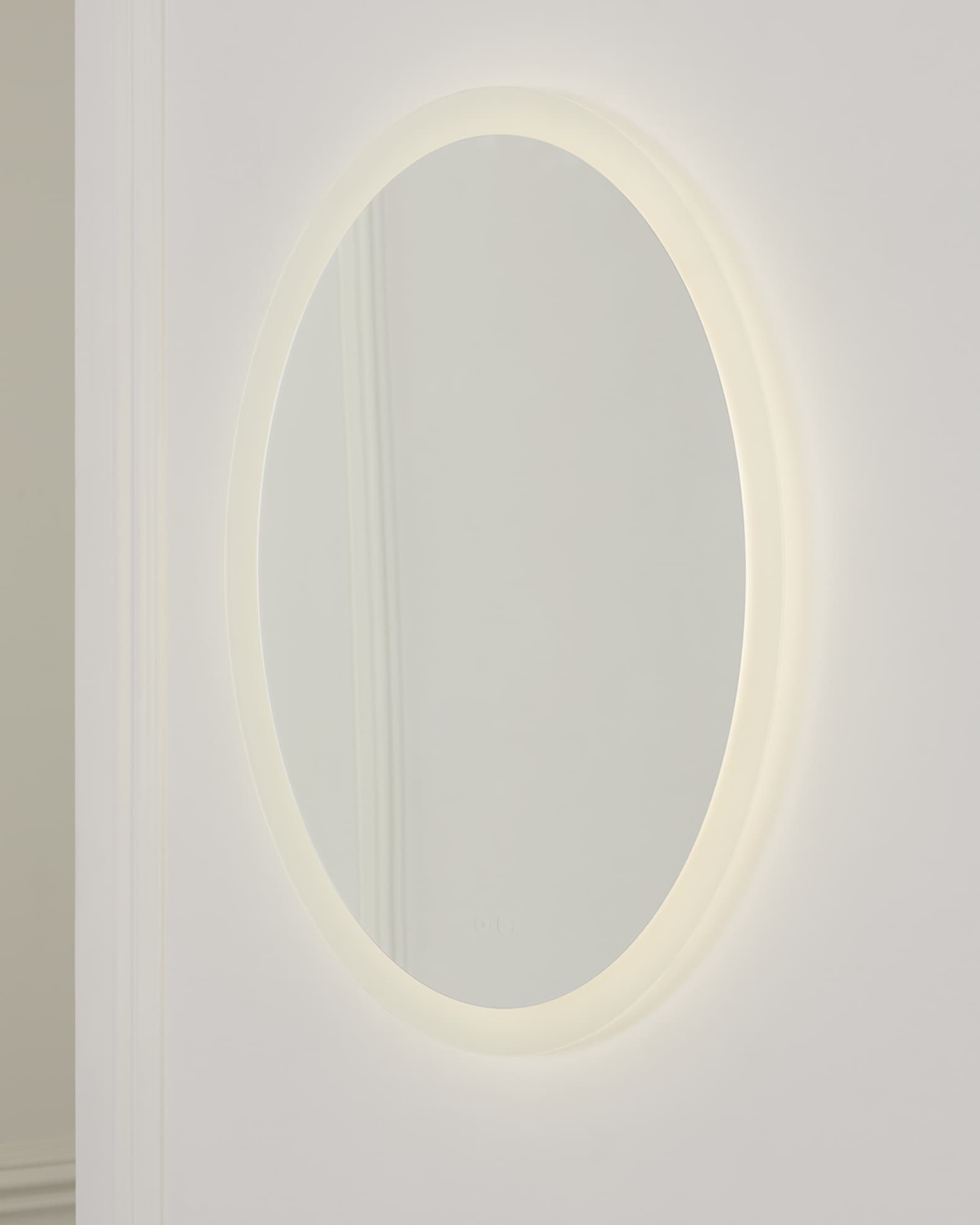Ellington Oval LED Mirror with Defogger and Dimmer, 3000K/4000K/5000K ...
