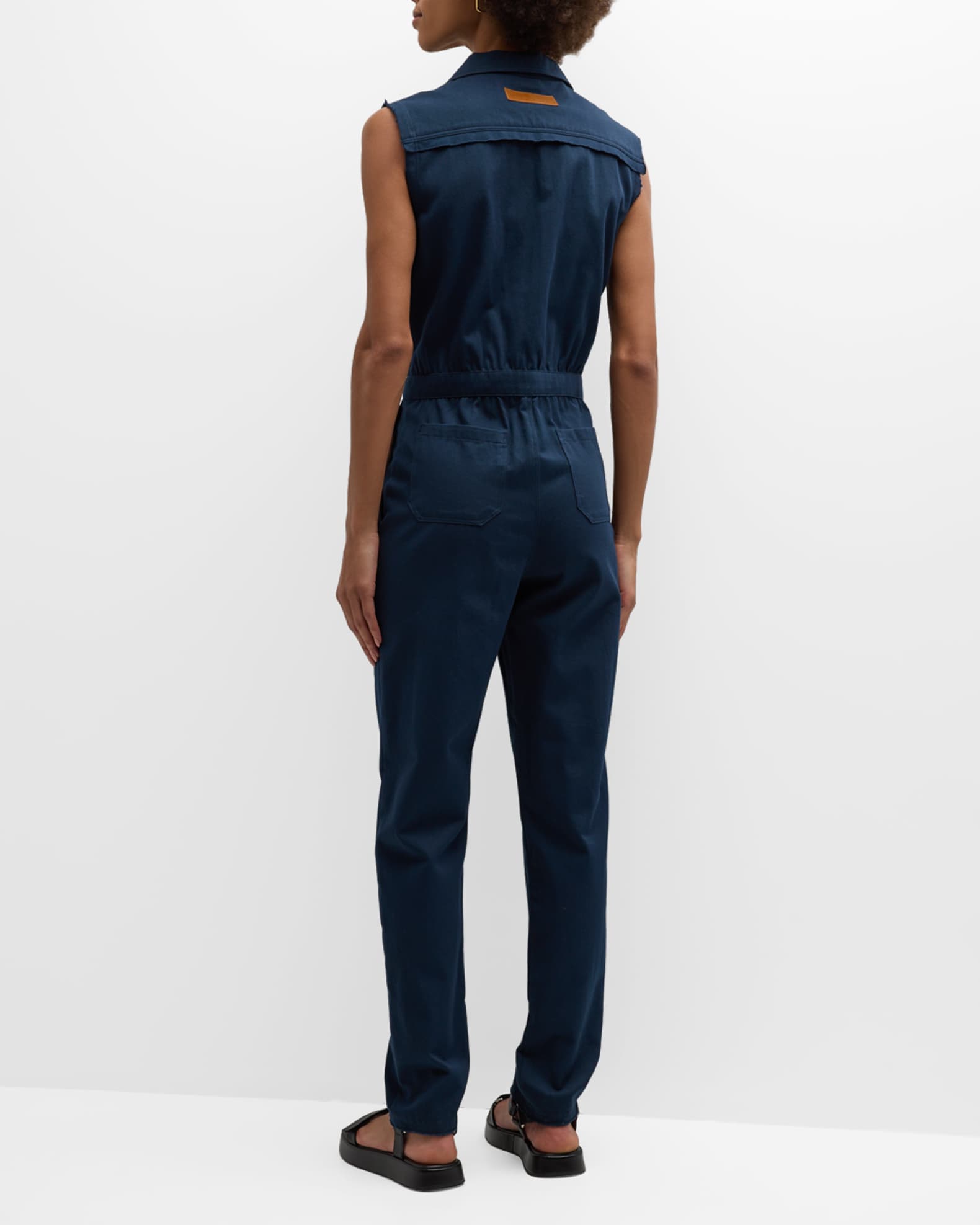 Rivet Utility Boss Patch Pocket Utility Jumpsuit | Neiman Marcus