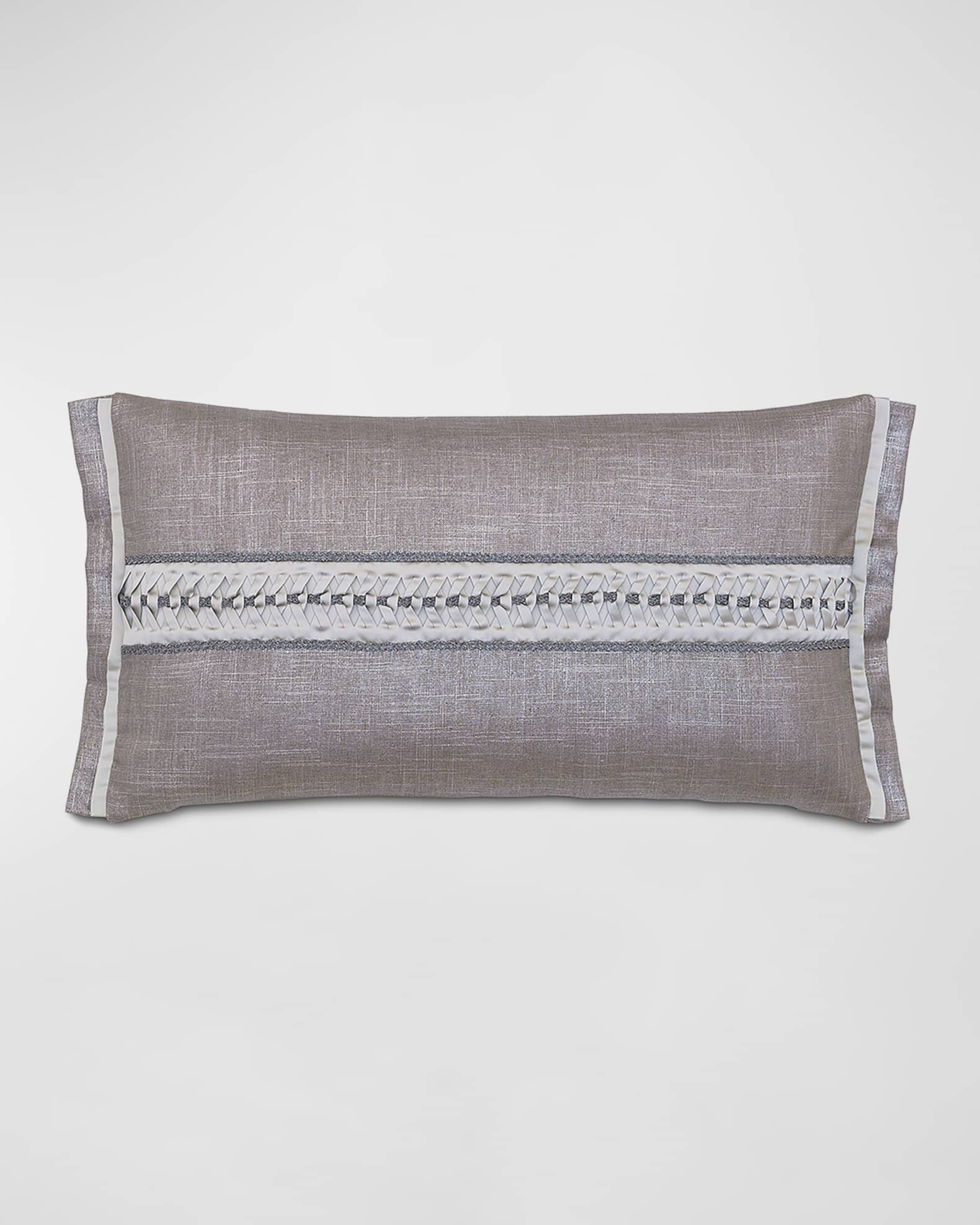 Eastern Accents Reflection Taupe Bolster Pillow | Neiman Marcus