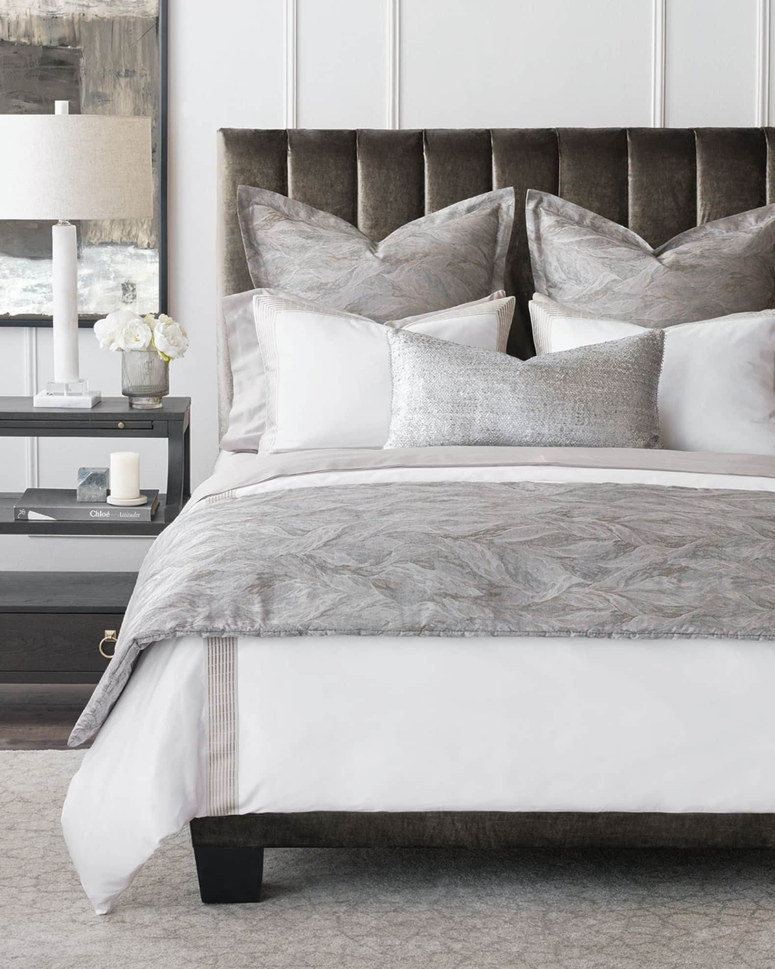 Kolette Embroidered Duvet Cover | Neiman Marcus