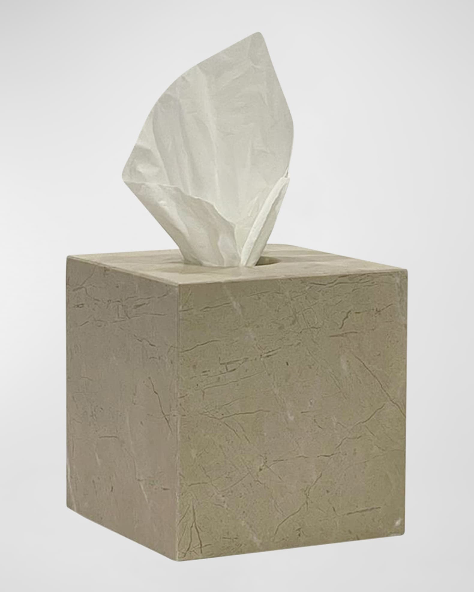 Marble Crafter Eris Tissue Box Holder | Neiman Marcus