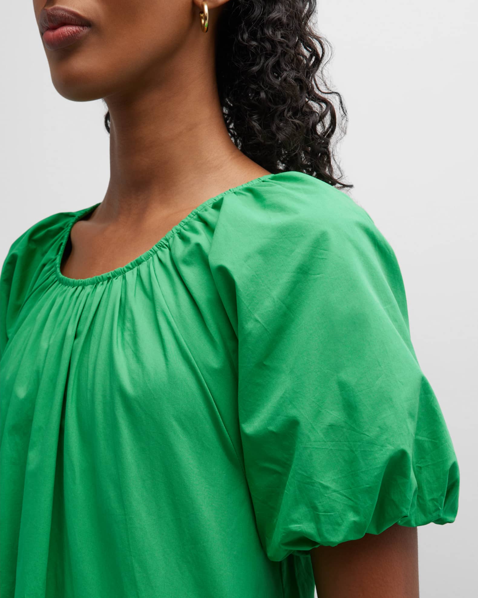 JWLA for Johnny Was Amanza Tiered Puff-Sleeve Eyelet Mini Dress ...