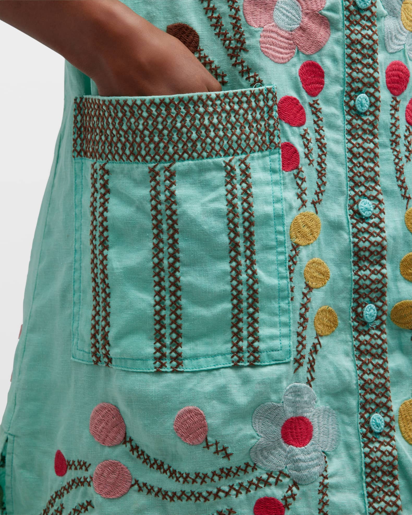 Johnny Was Joni Weekend Tunic with Embroidered Detail | Neiman Marcus